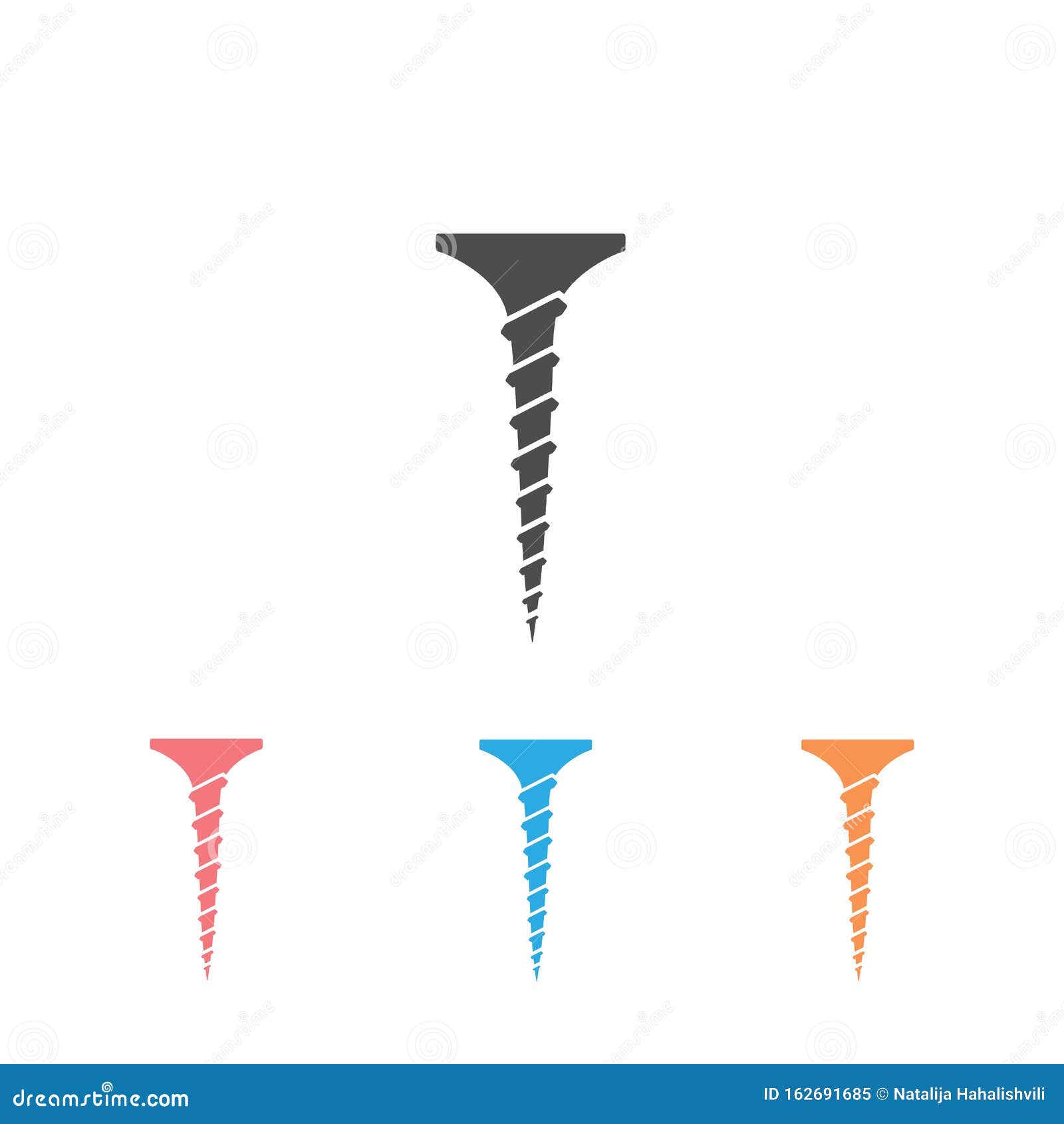 Icon Set, Flat Vector Illustration Set Stock Vector - Illustration of ...