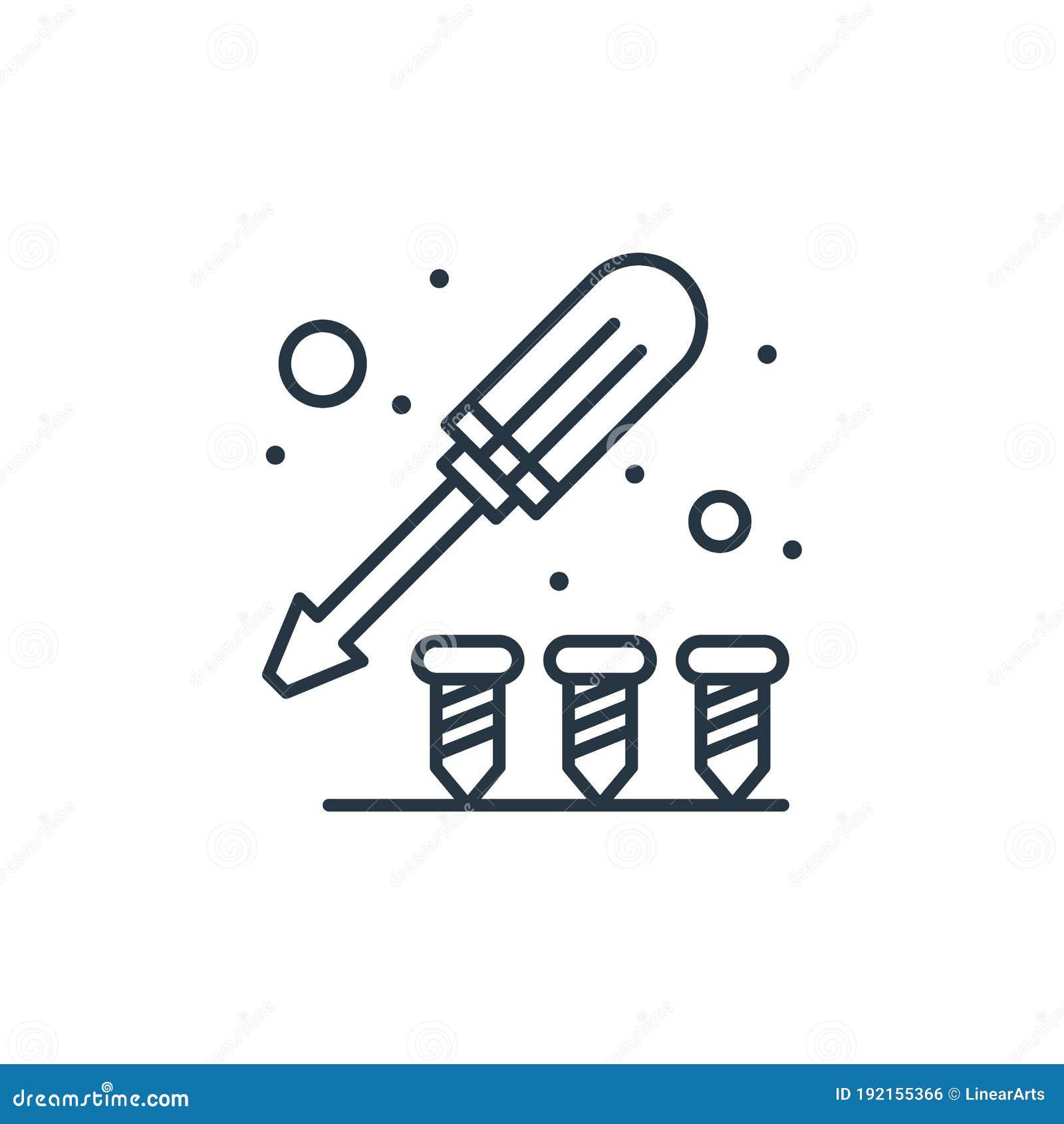 Icon Vector from Labour Day Concept. Thin Line Illustration of Editable ...