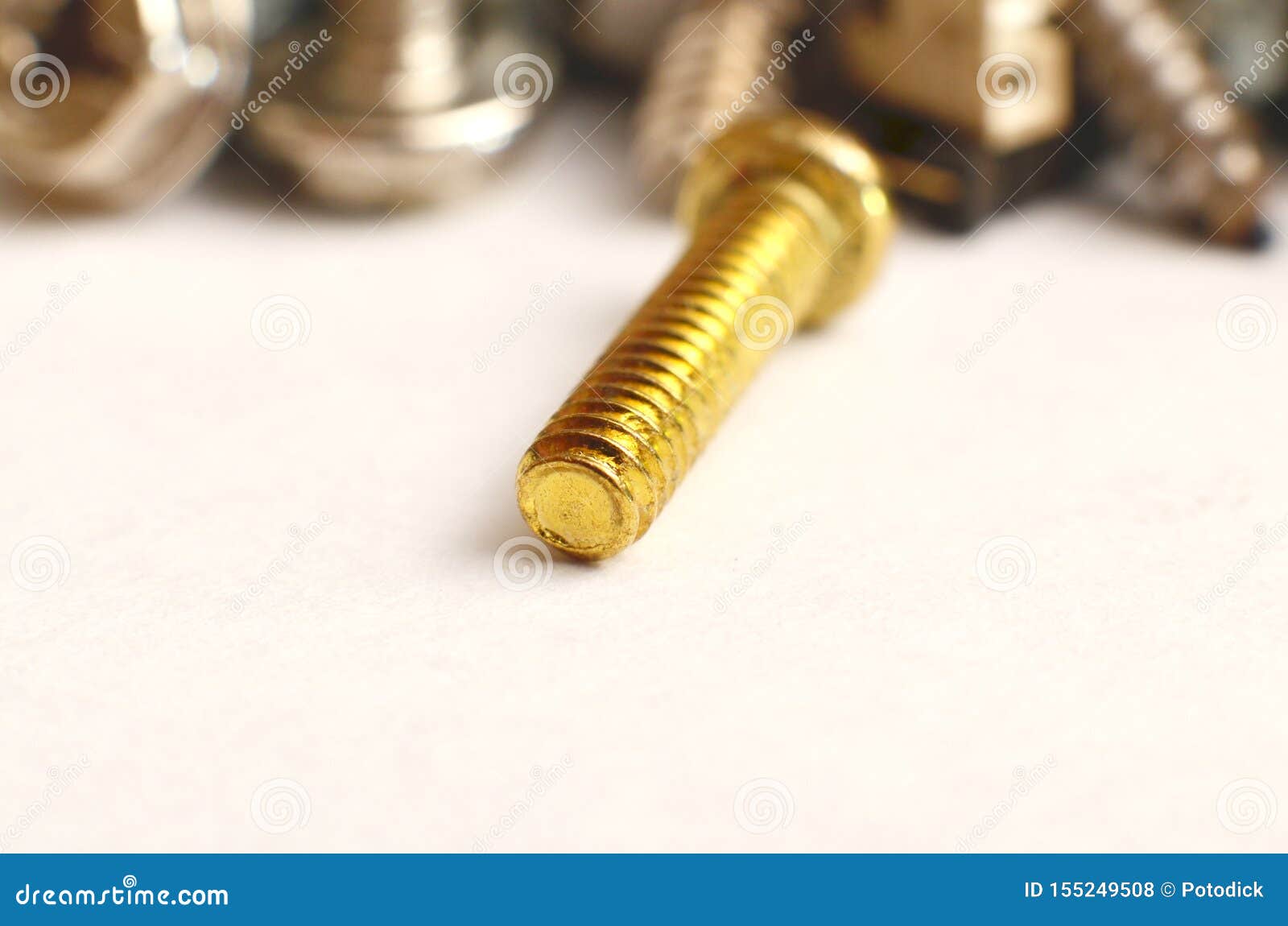 Made of Iron and Brass in the Shape of an Elongated Round Rod Stock ...