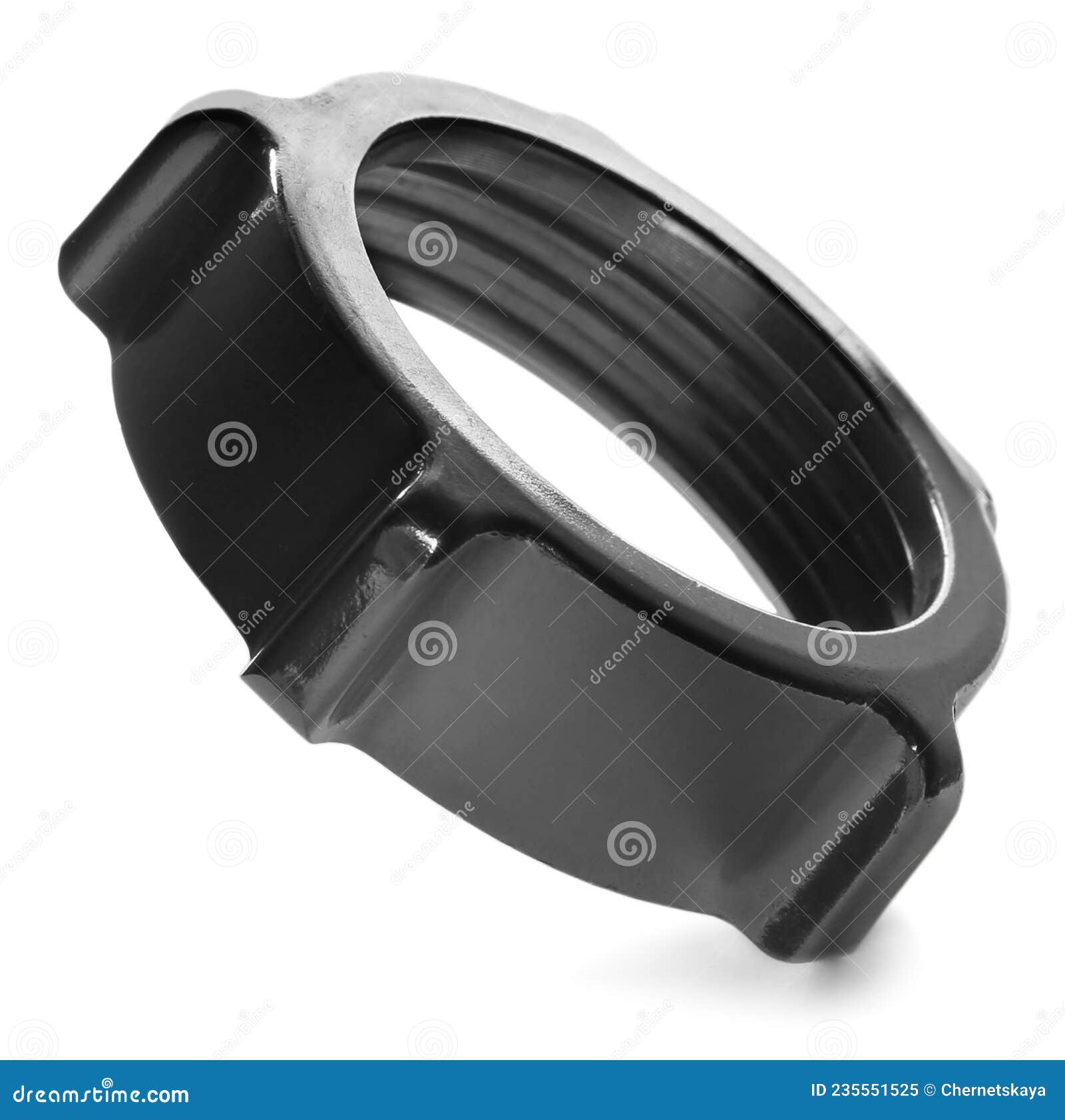 Ring for Meat Grinder Isolated on White Stock Image - Image of ...