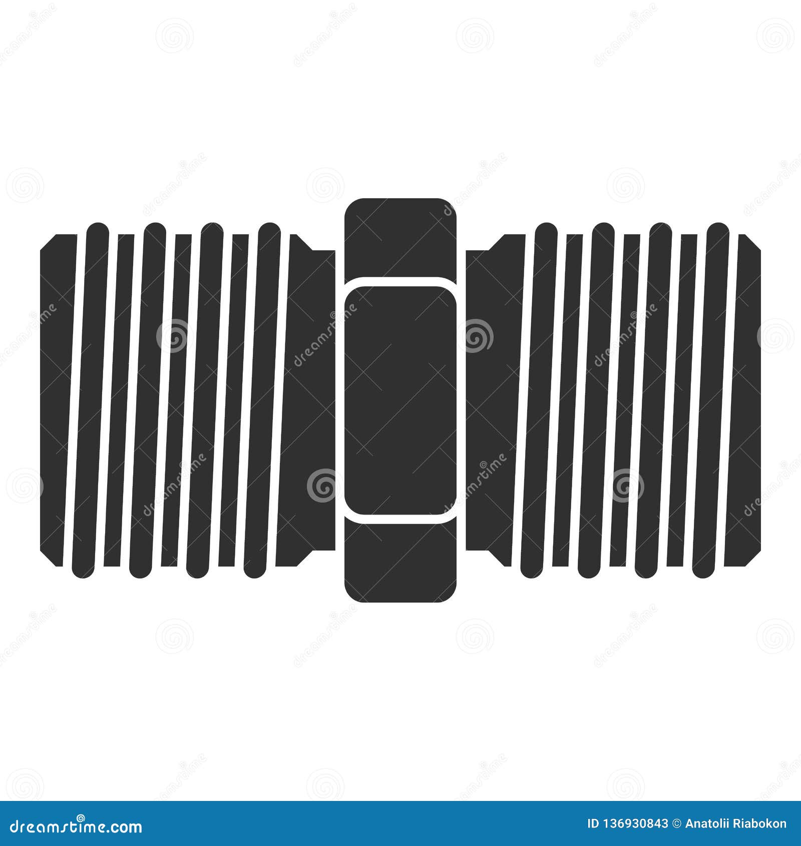Screw-thread Icon, Simple Style Stock Vector - Illustration of industry ...