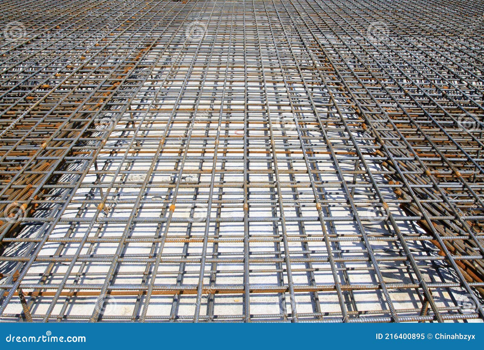 Thread steel bar framework stock image. Image of materials - 216400895