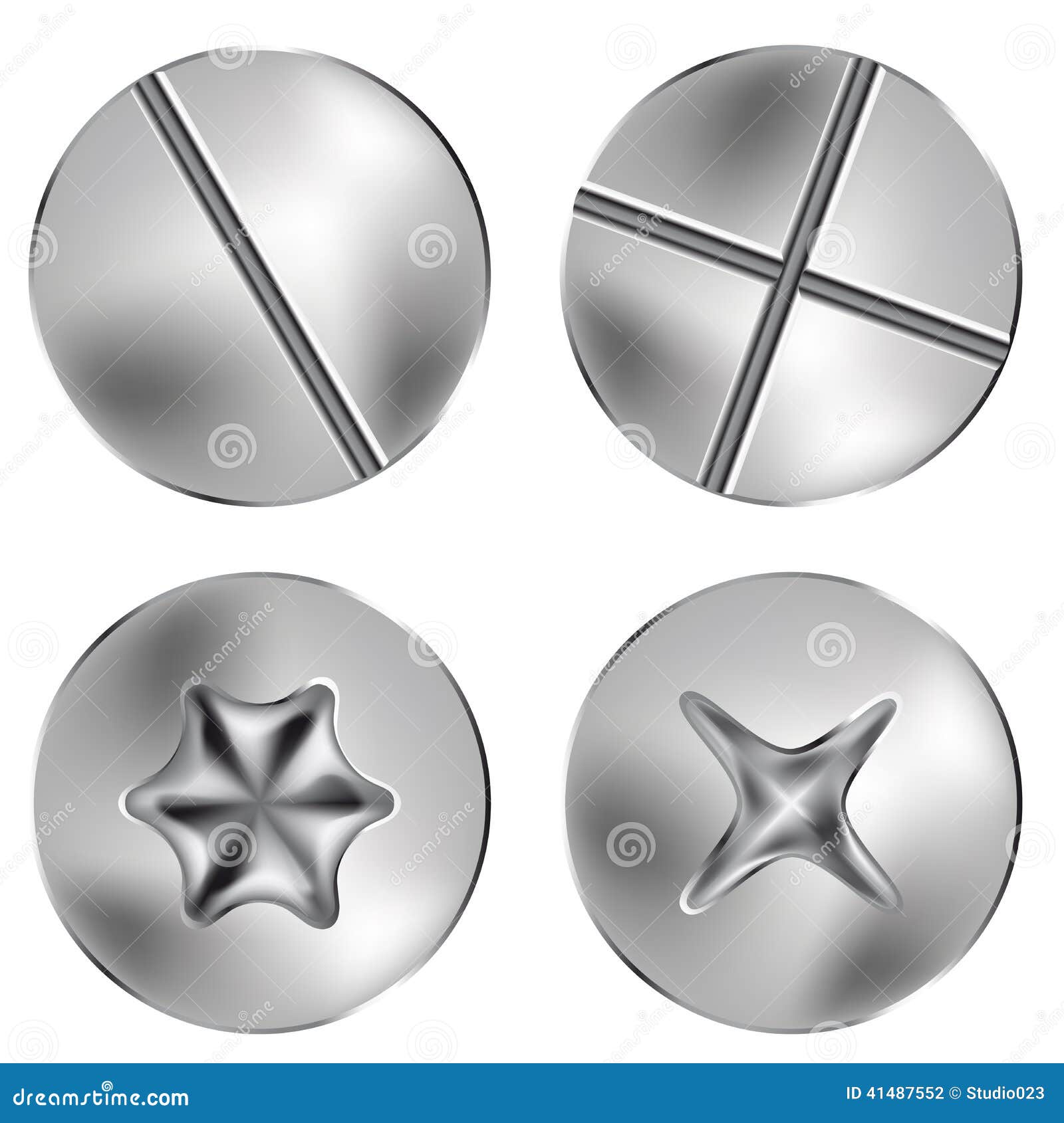 And thumbtack heads stock illustration. Illustration of hardware - 41487552