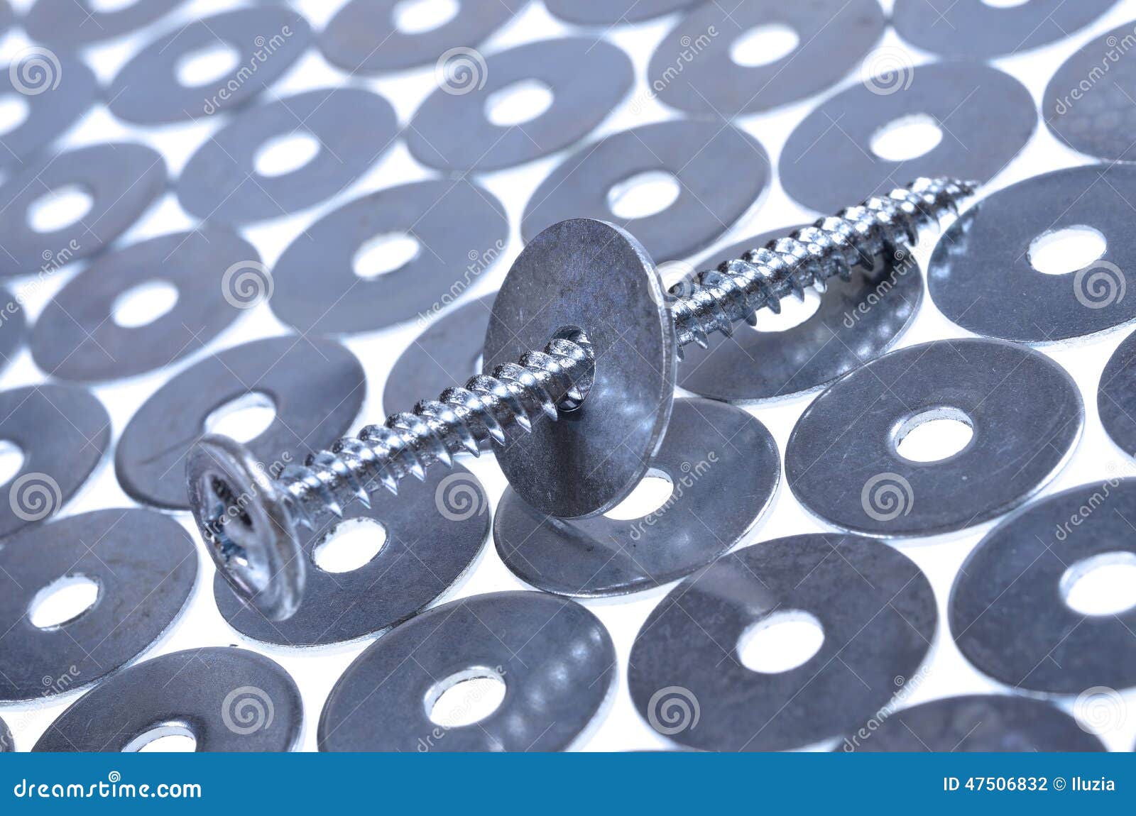 And washers stock photo. Image of head, reflection, helical - 47506832