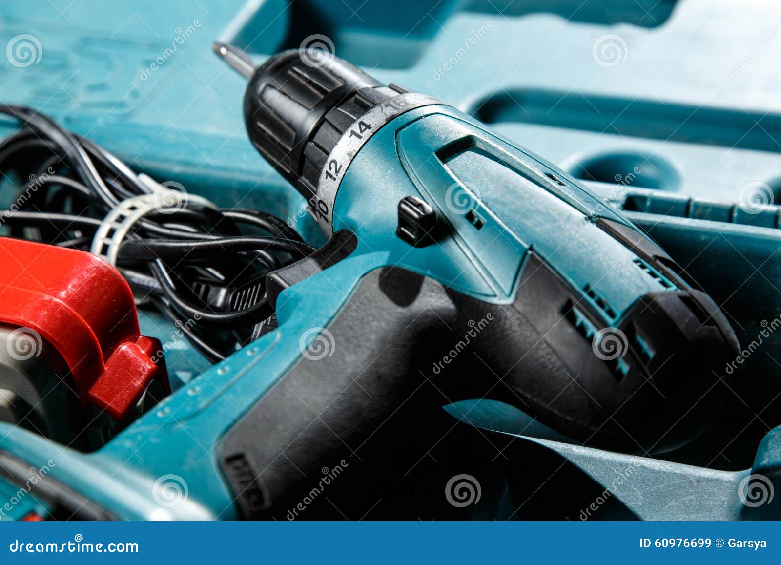 Screwdriver in the box stock image. Image of personal - 60976699