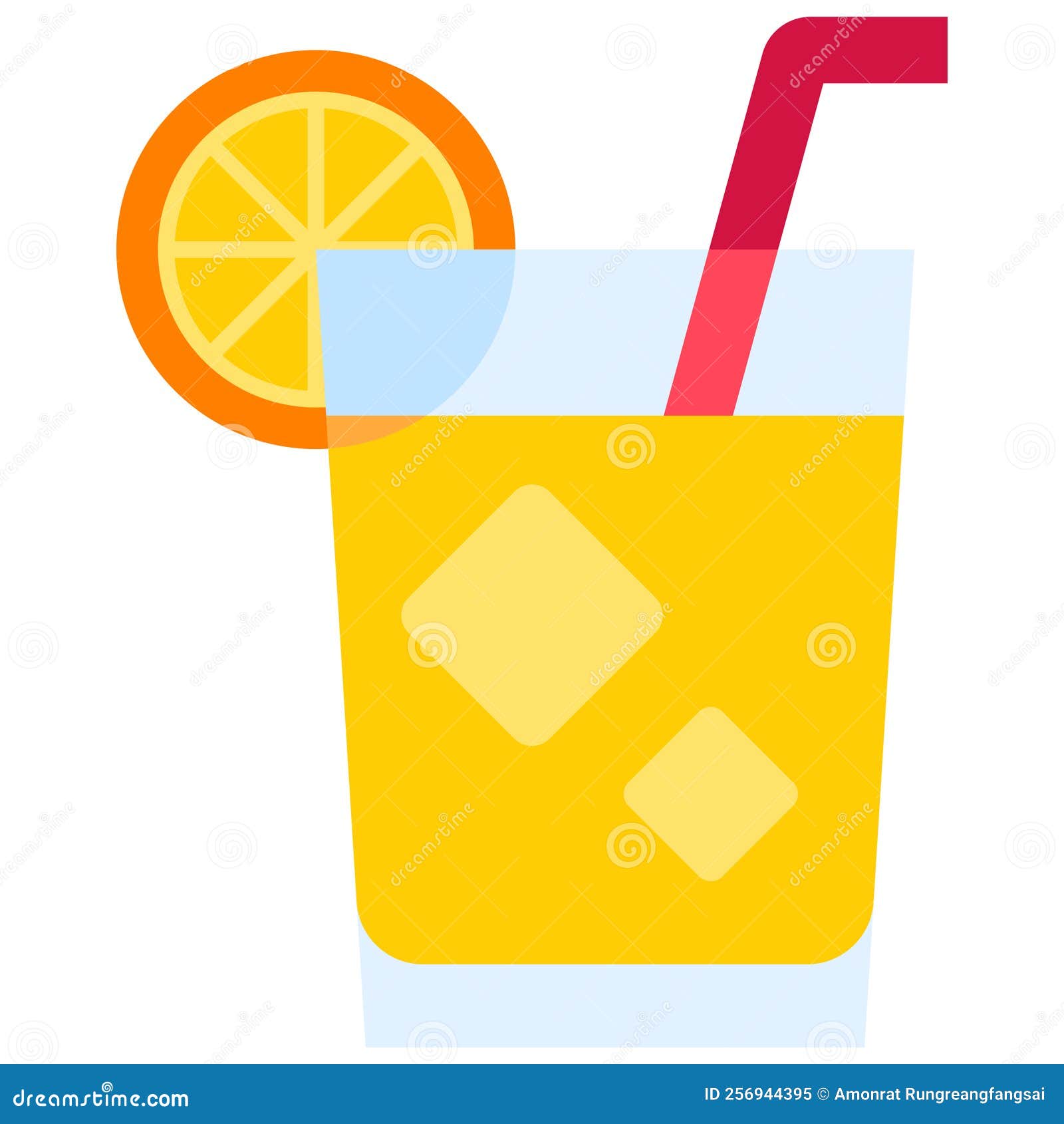 Screwdriver Cocktail Icon, Alcoholic Mixed Drink Vector Stock Vector ...