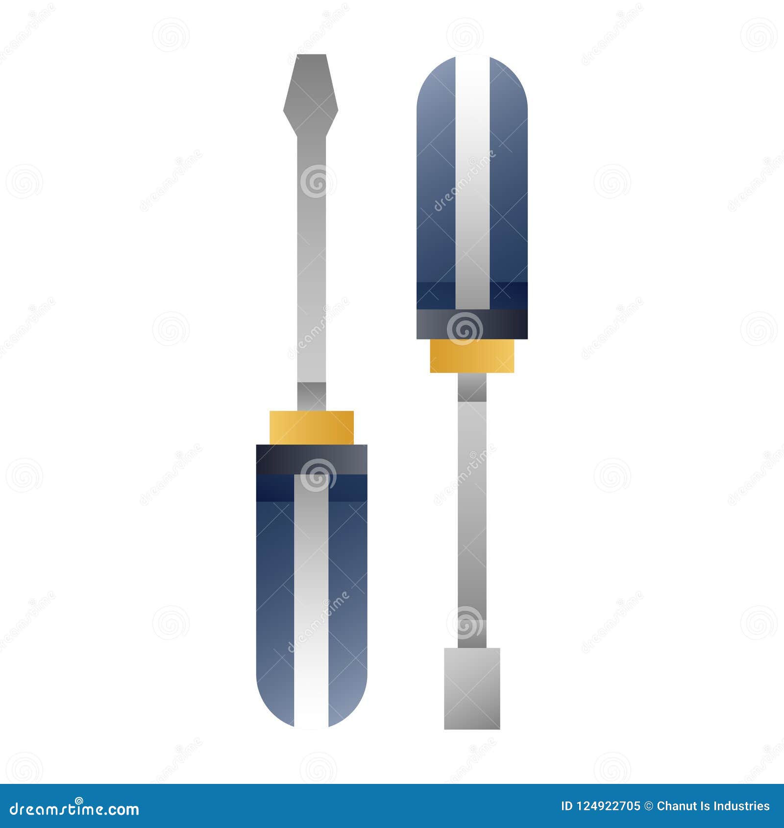 Screwdriver Gradient Illustration Stock Vector - Illustration of ...