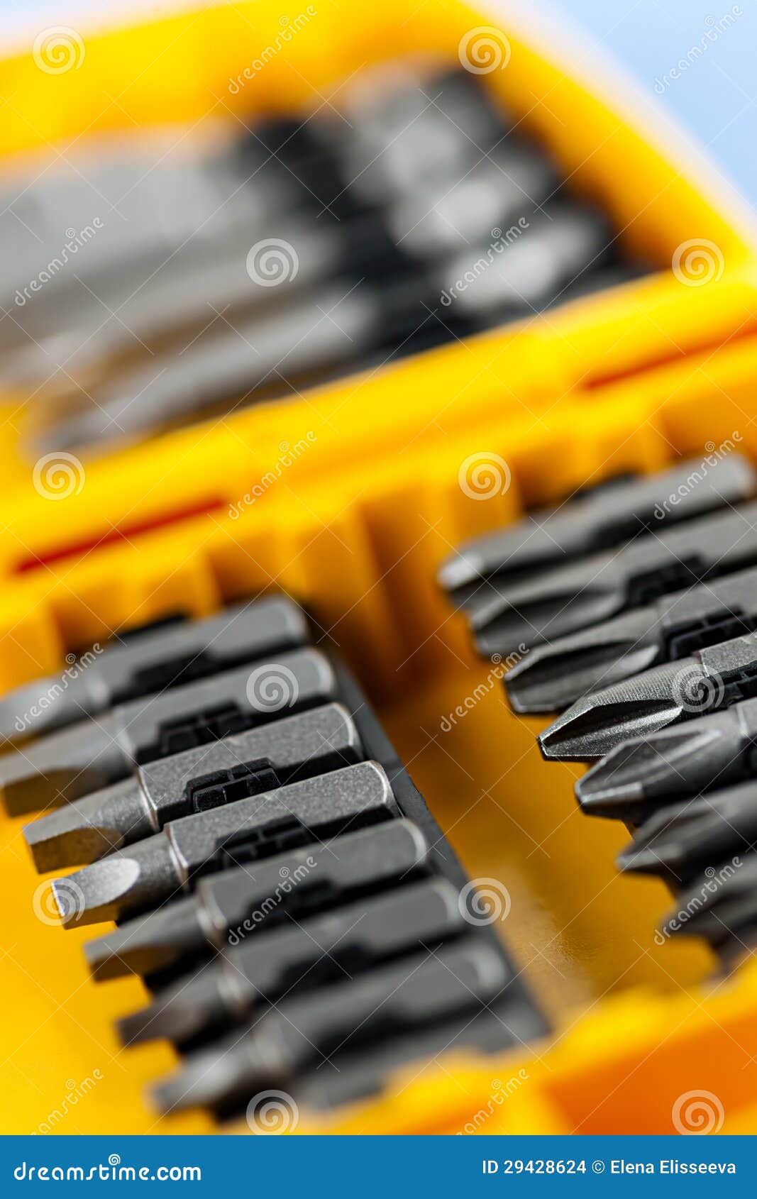 Screwdriver insert bits stock photo. Image of metal, head - 29428624