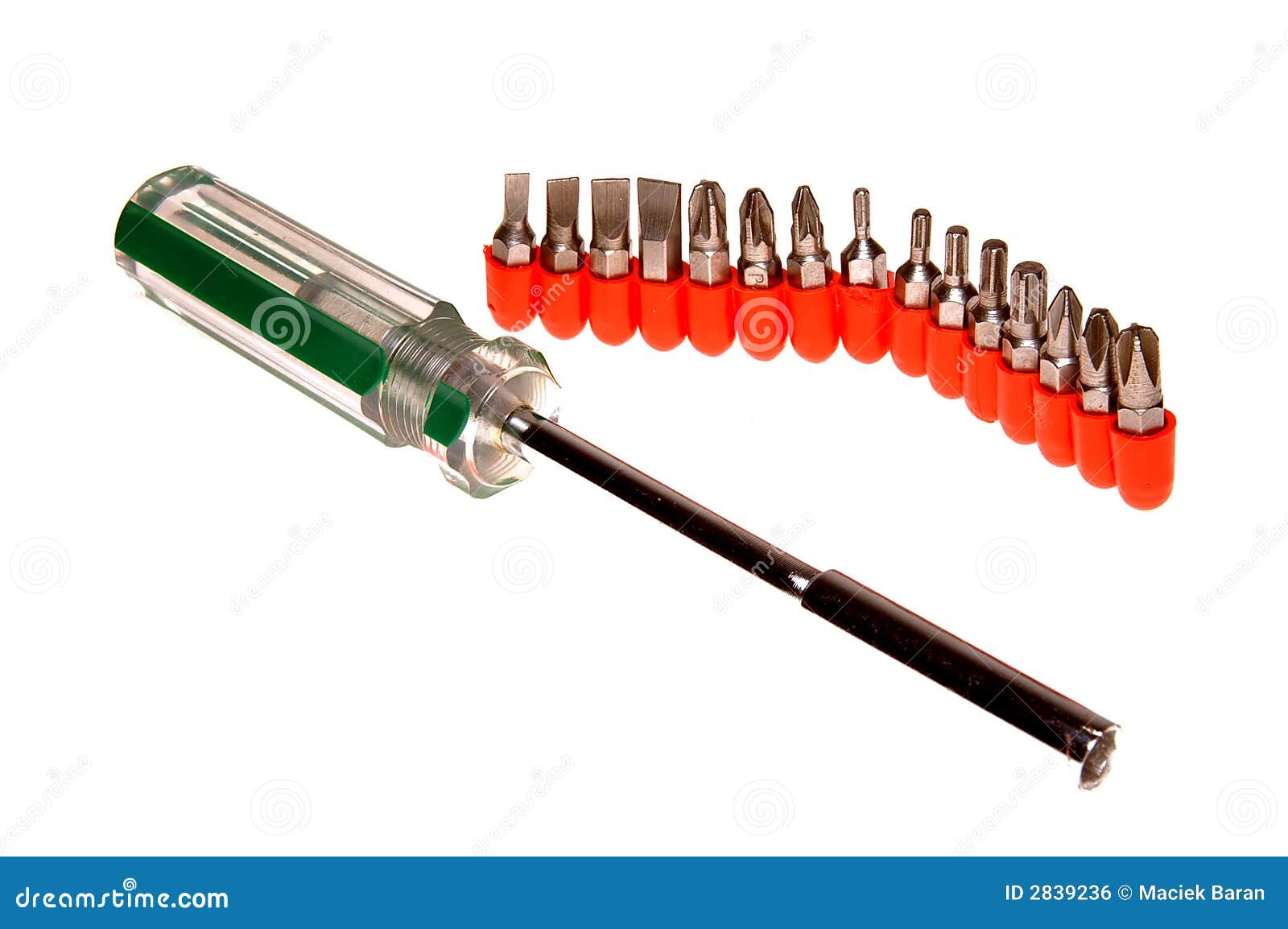 Screwdriver Isolated stock photo. Image of industry, nose - 2839236