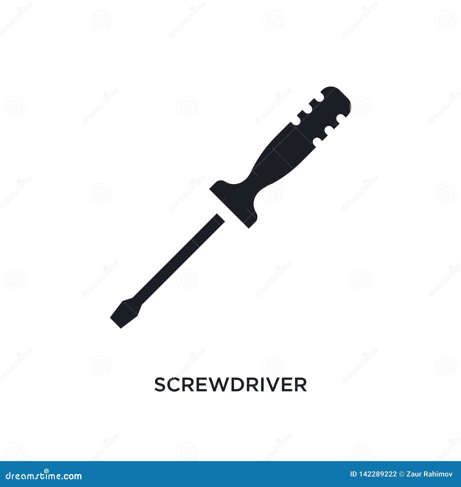 Screwdriver Isolated Icon. Simple Element Illustration from Electrian ... Screwdriver Isolated Icon. Simple Element Illustration from Electrian ...
