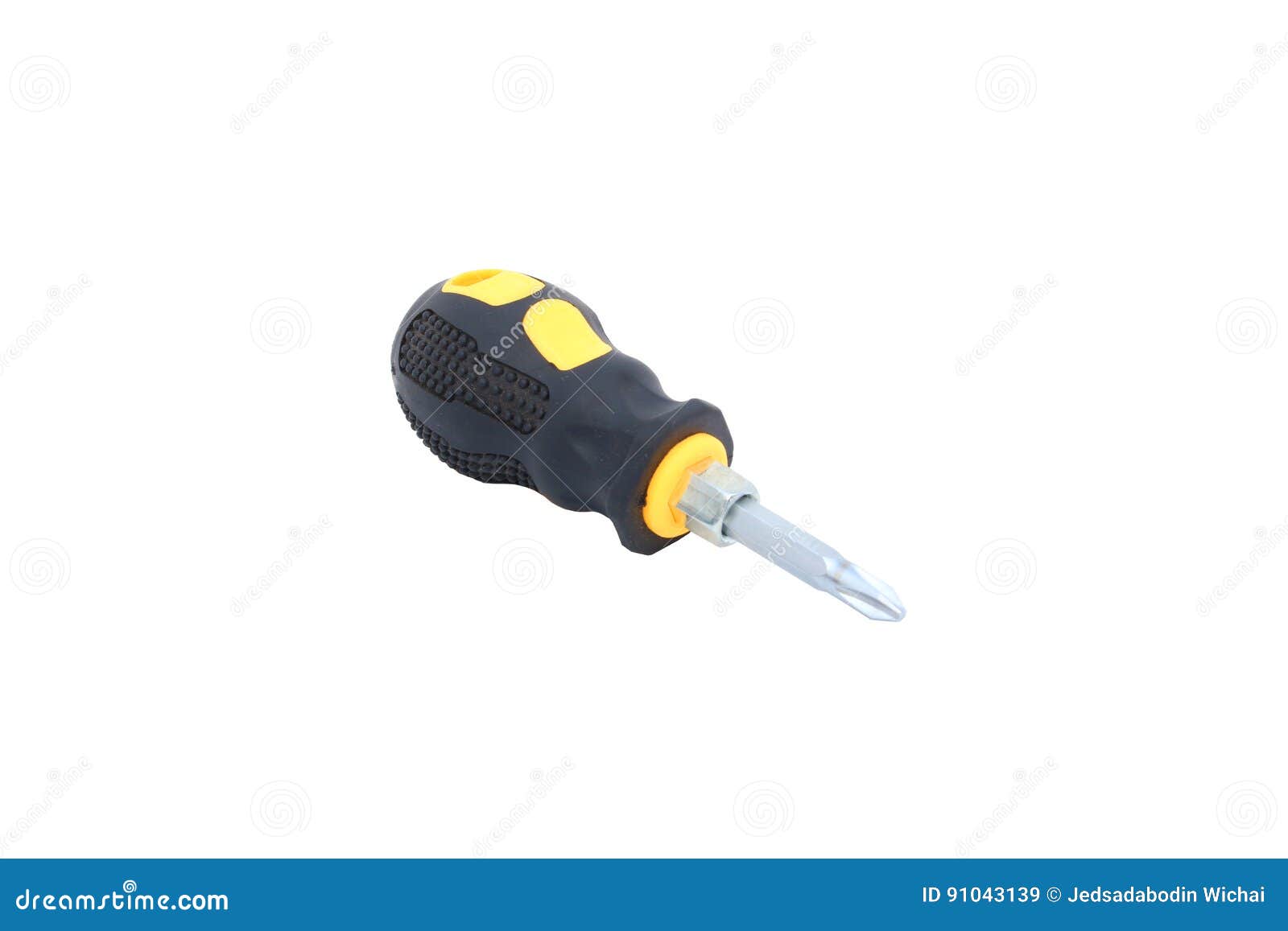 Screwdriver on isolated stock image. Image of drive, equipment - 91043139