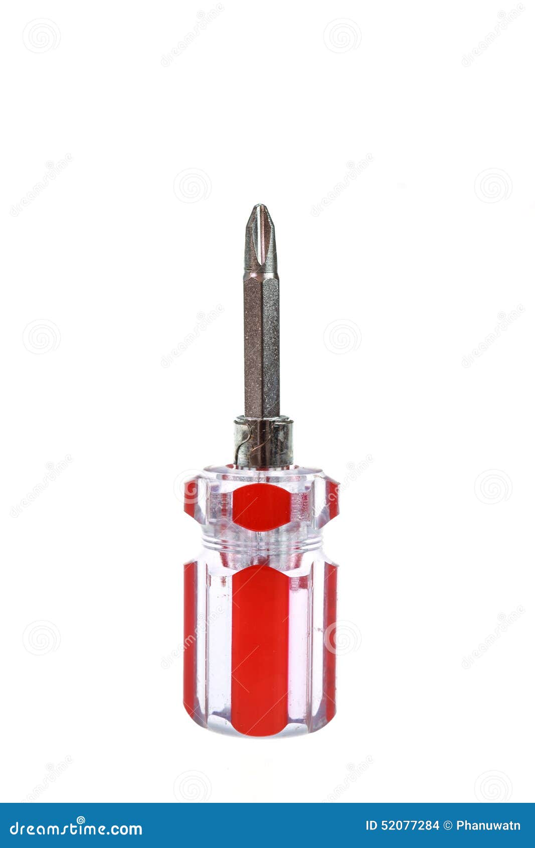 Screwdriver Isolated on White Stock Photo - Image of fastening, object ...