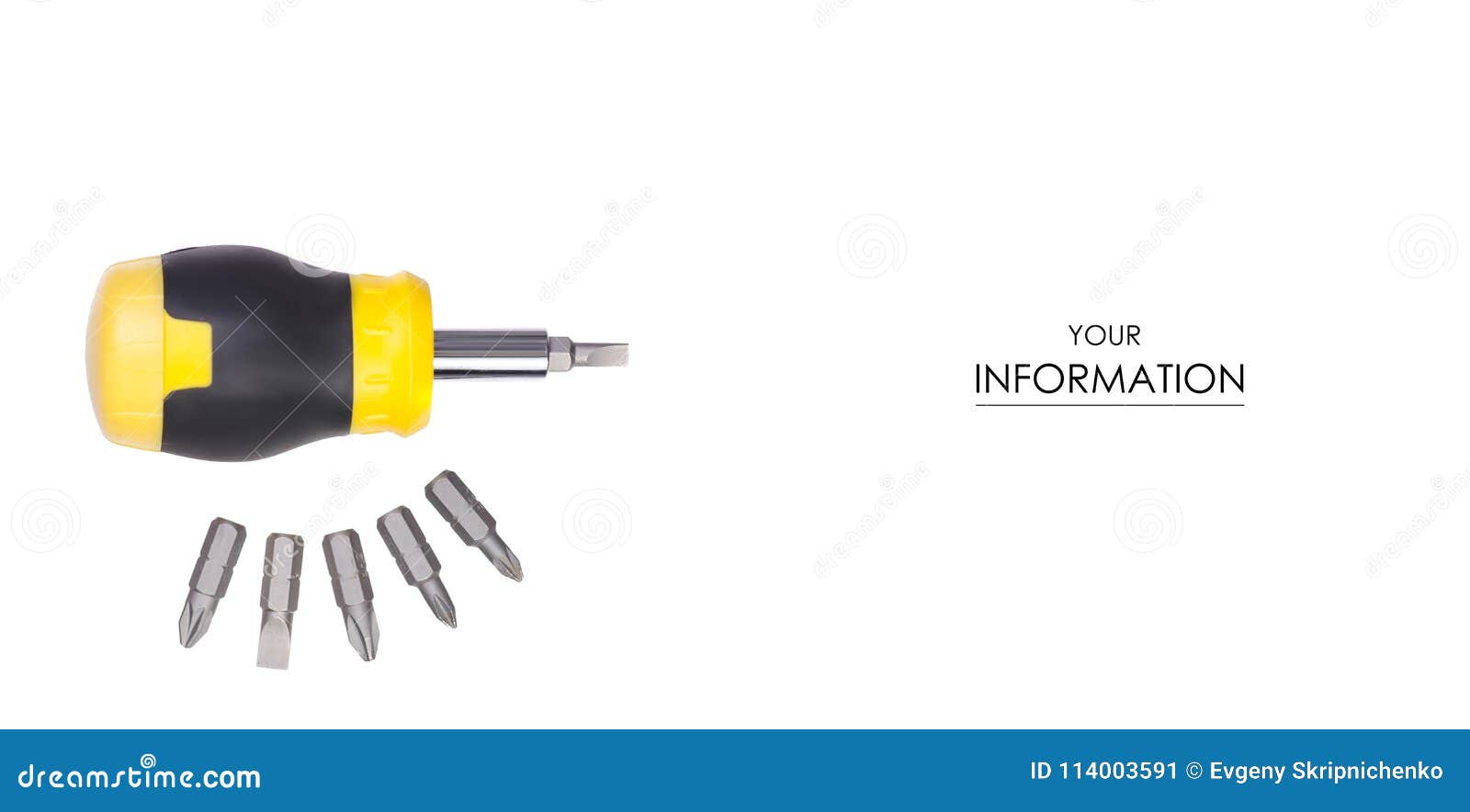 Screwdriver with Nozzles Pattern Stock Image - Image of modern ...