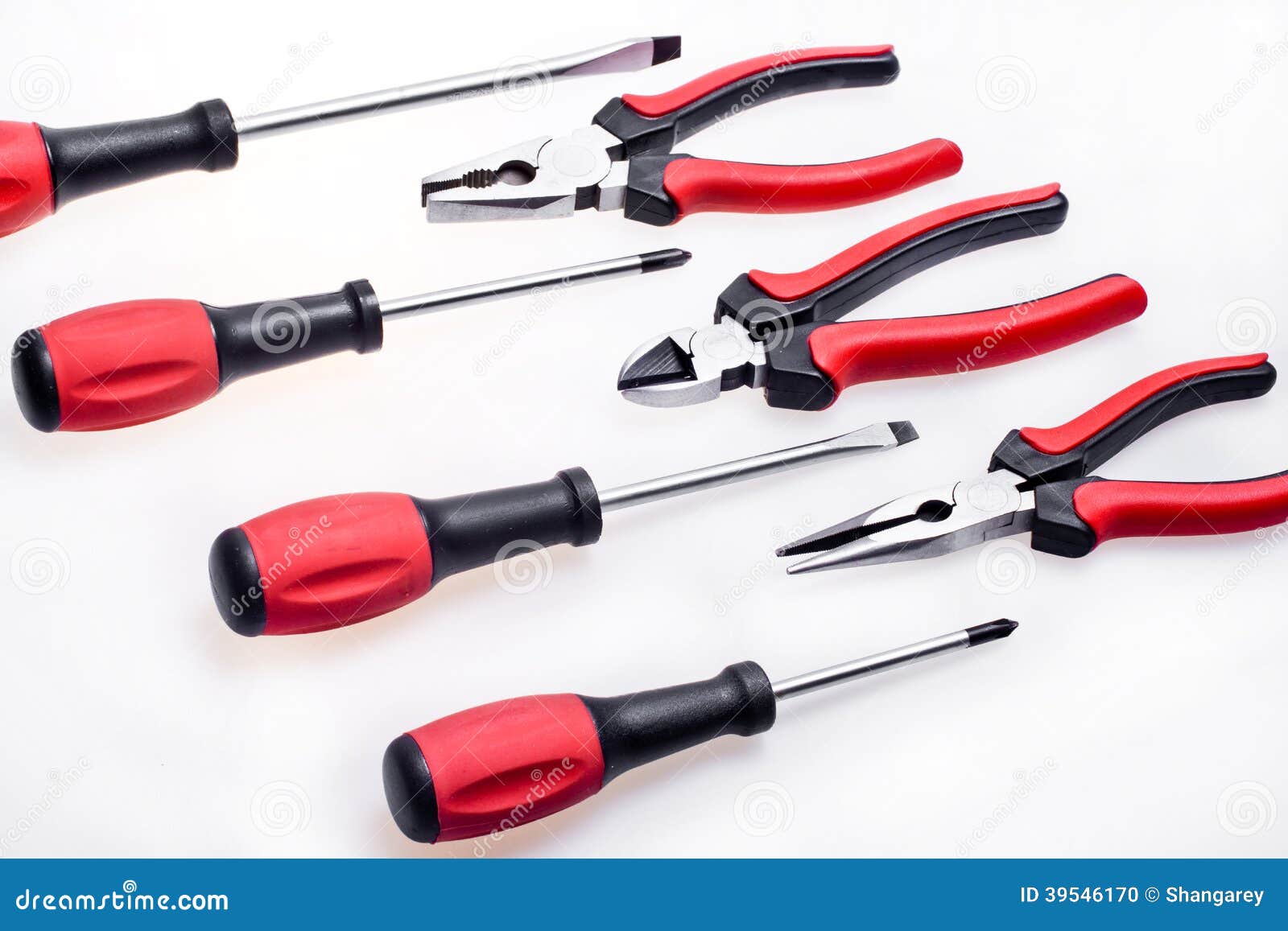 Screwdriver and pliers stock photo. Image of screwdriver - 39546170