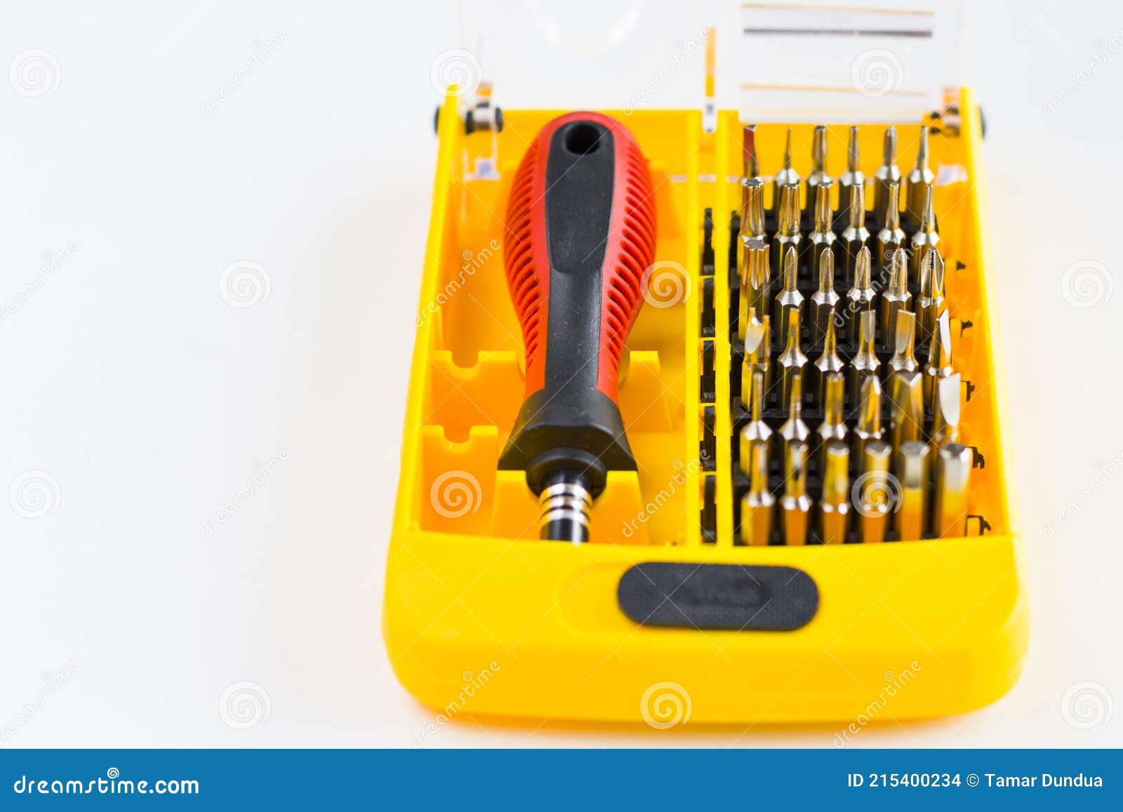 Screwdriver Set in the Box, Different Screwdrivers, Workshop Instrument ...