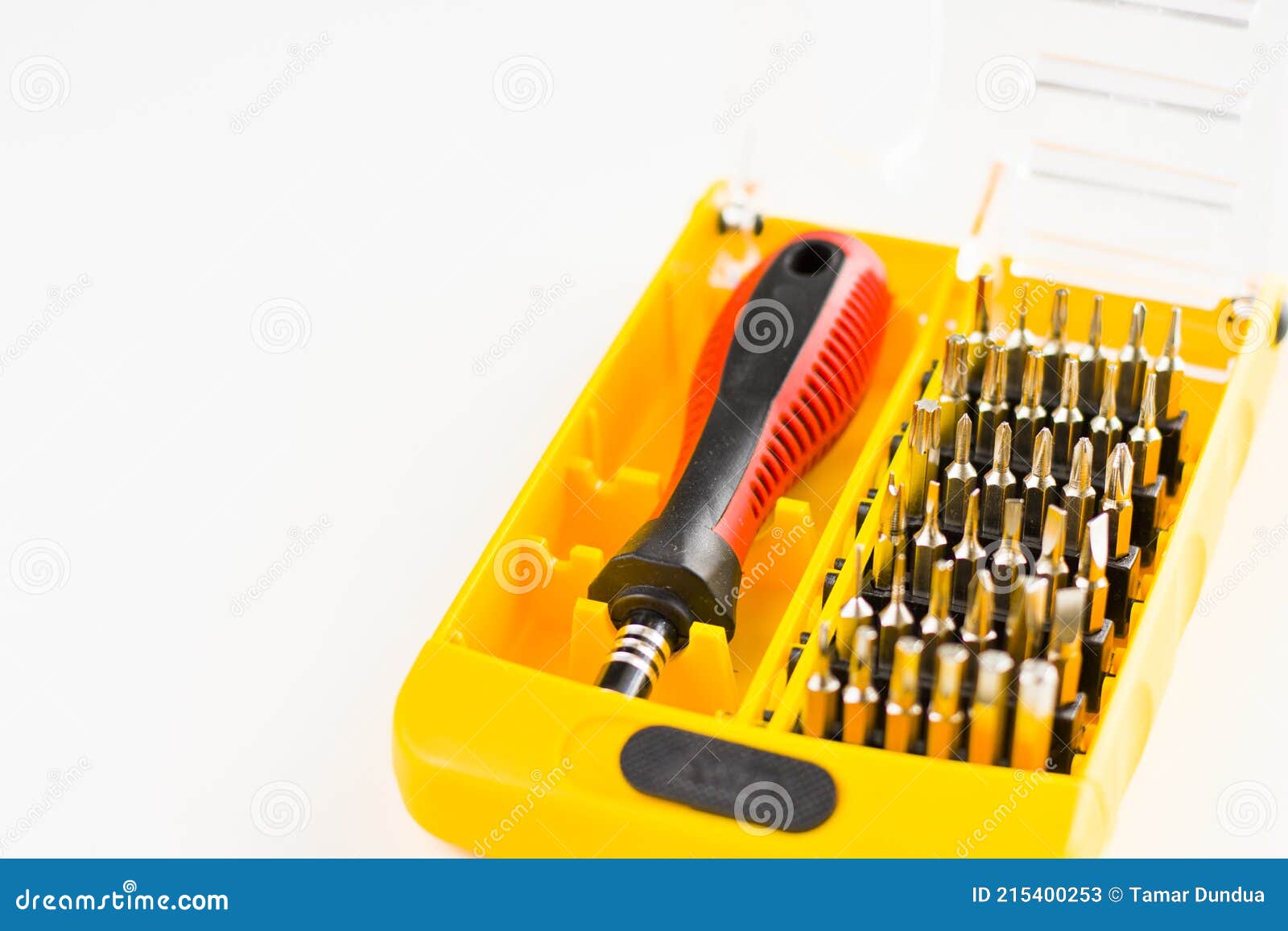 Screwdriver Set in the Box, Different Screwdrivers, Workshop Instrument ...