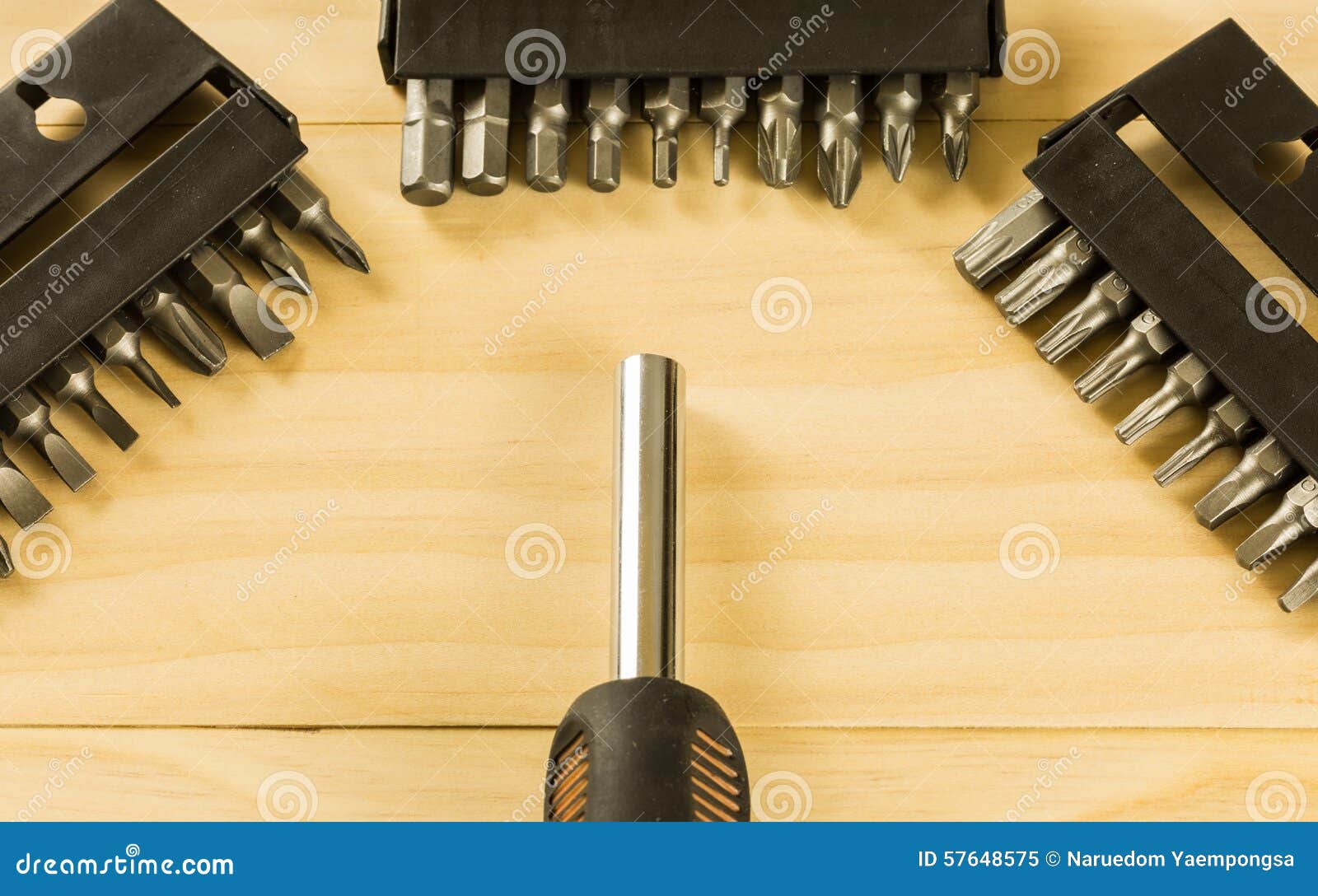 Screwdriver set stock image. Image of hardware, plastic - 57648575