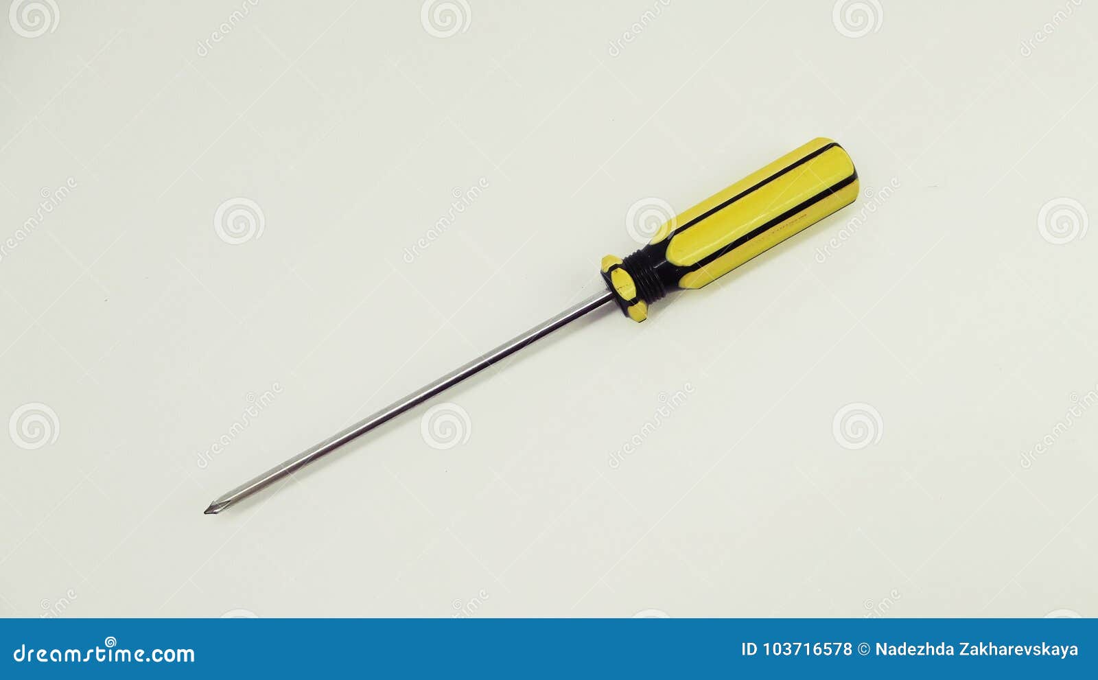 Screwdriver thin. stock photo. Image of blade, object - 103716578