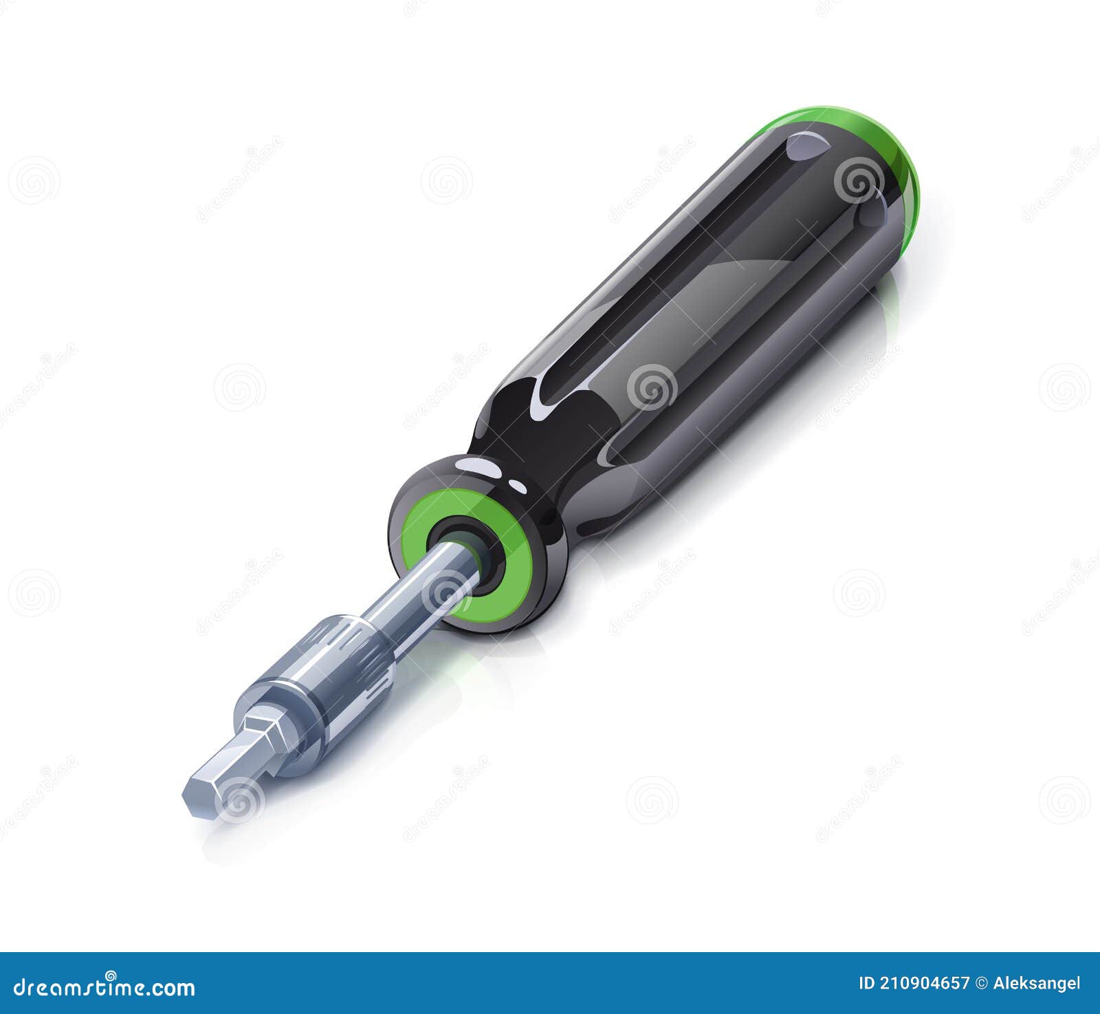 Screwdriver. Tool for Unscrew and Screw. Vector Illustration. Stock ...