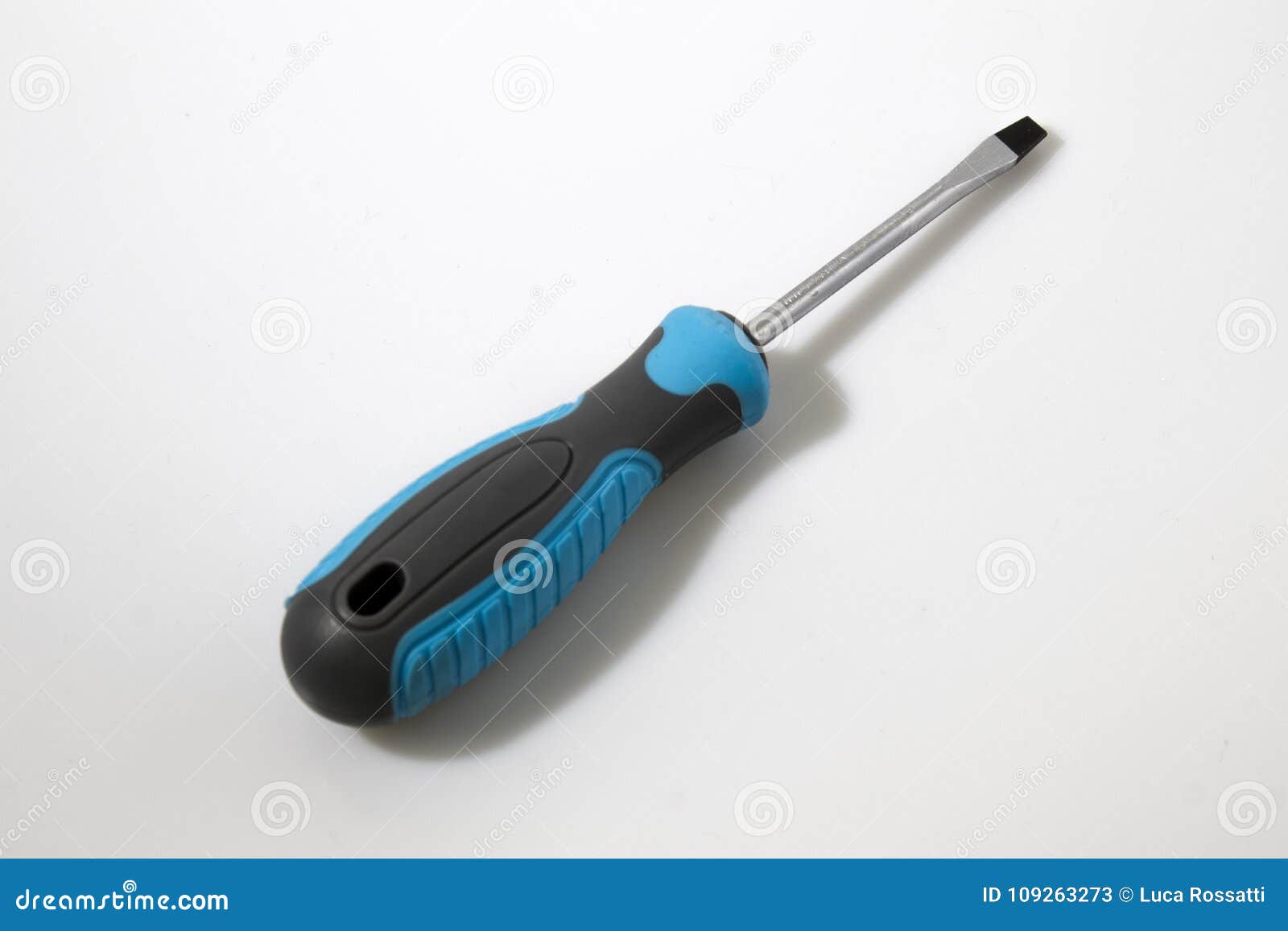 Screwdriver in a White Background Stock Image - Image of tools, steel ...
