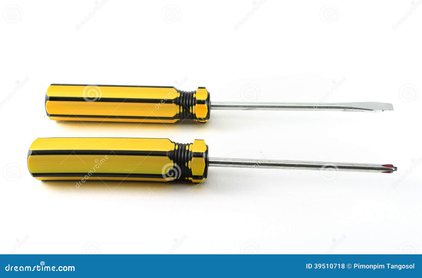Screwdriver stock photo. Image of concrete, yellow, nail - 39510718