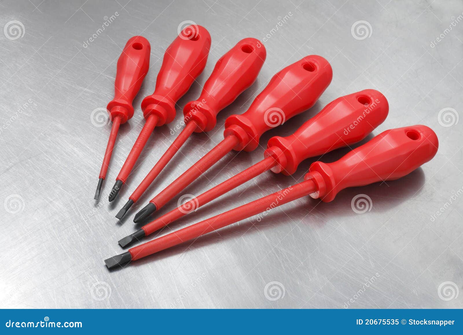 Screwdrivers stock image. Image of objects, tools, insulation - 20675535
