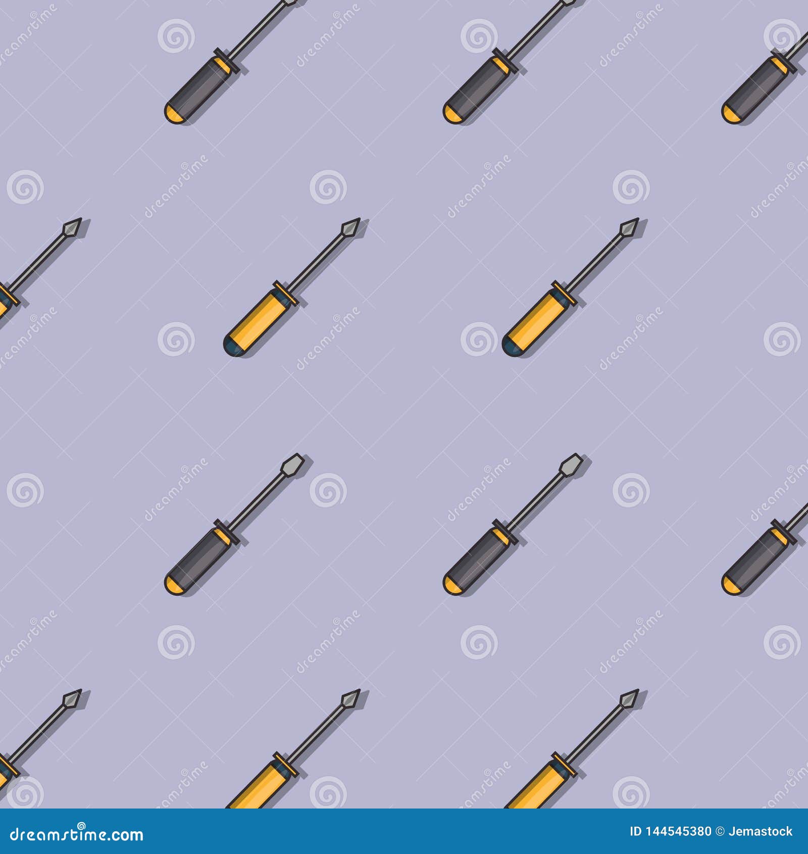 Screwdrivers Pattern Background Stock Vector - Illustration of ...