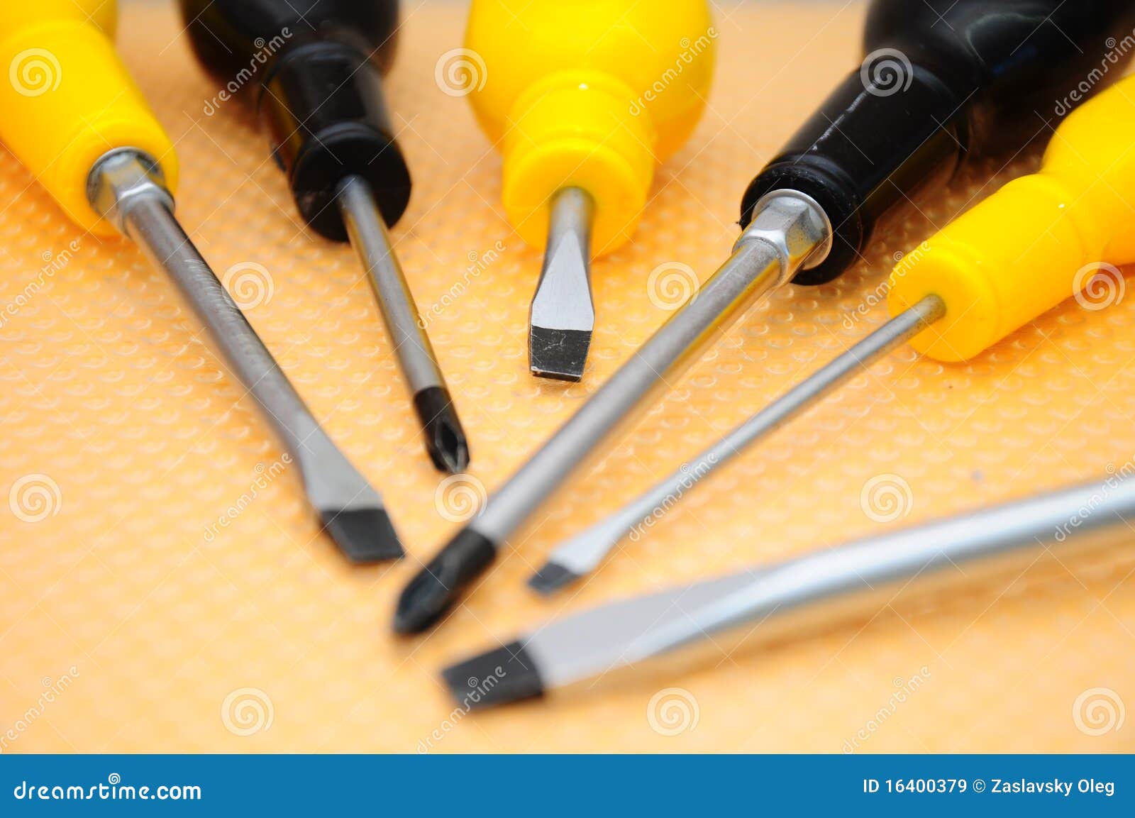 Screwdrivers set. stock image. Image of instrument, stainless - 16400379