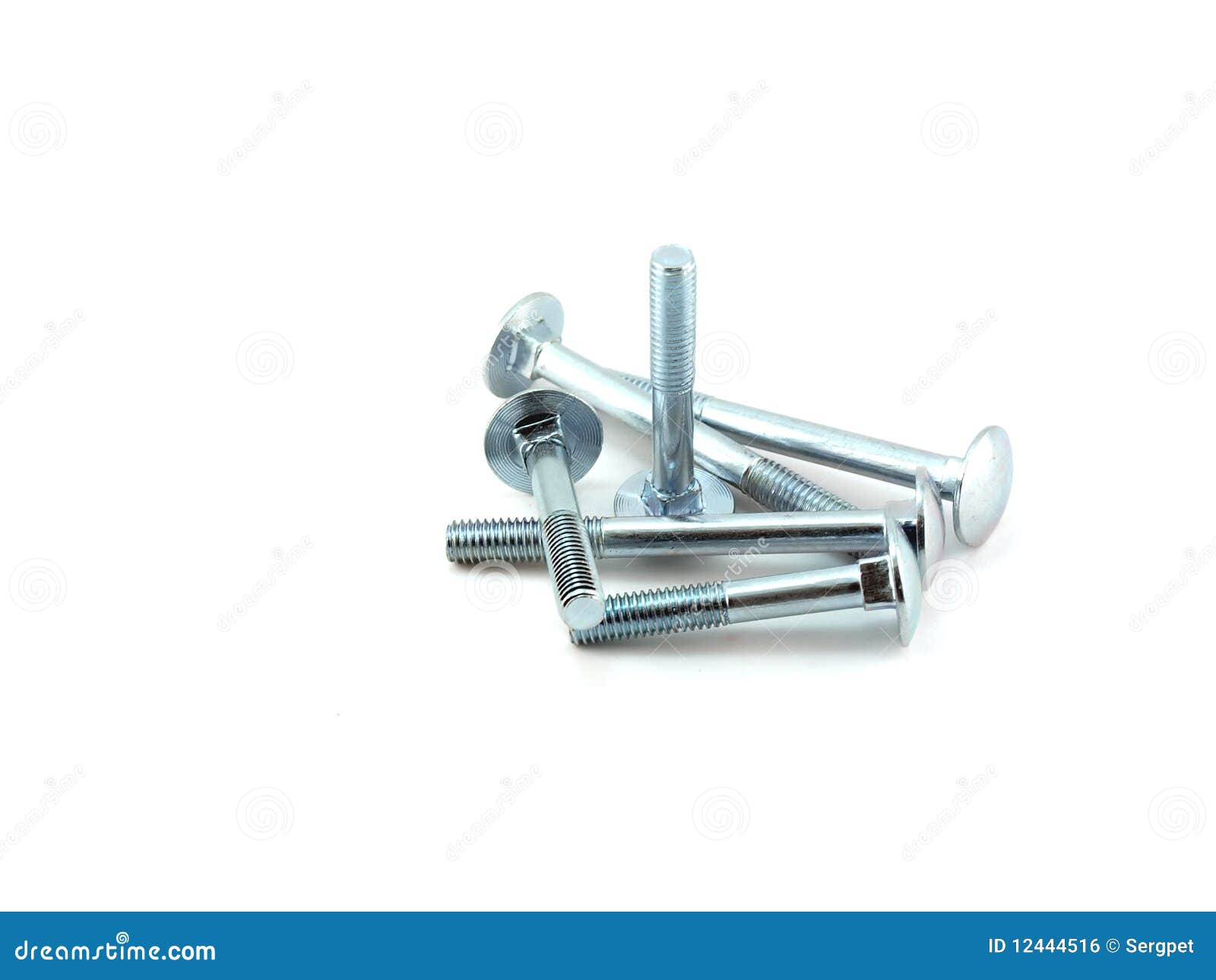 Screwes stock photo. Image of construction, steel, bolts - 12444516