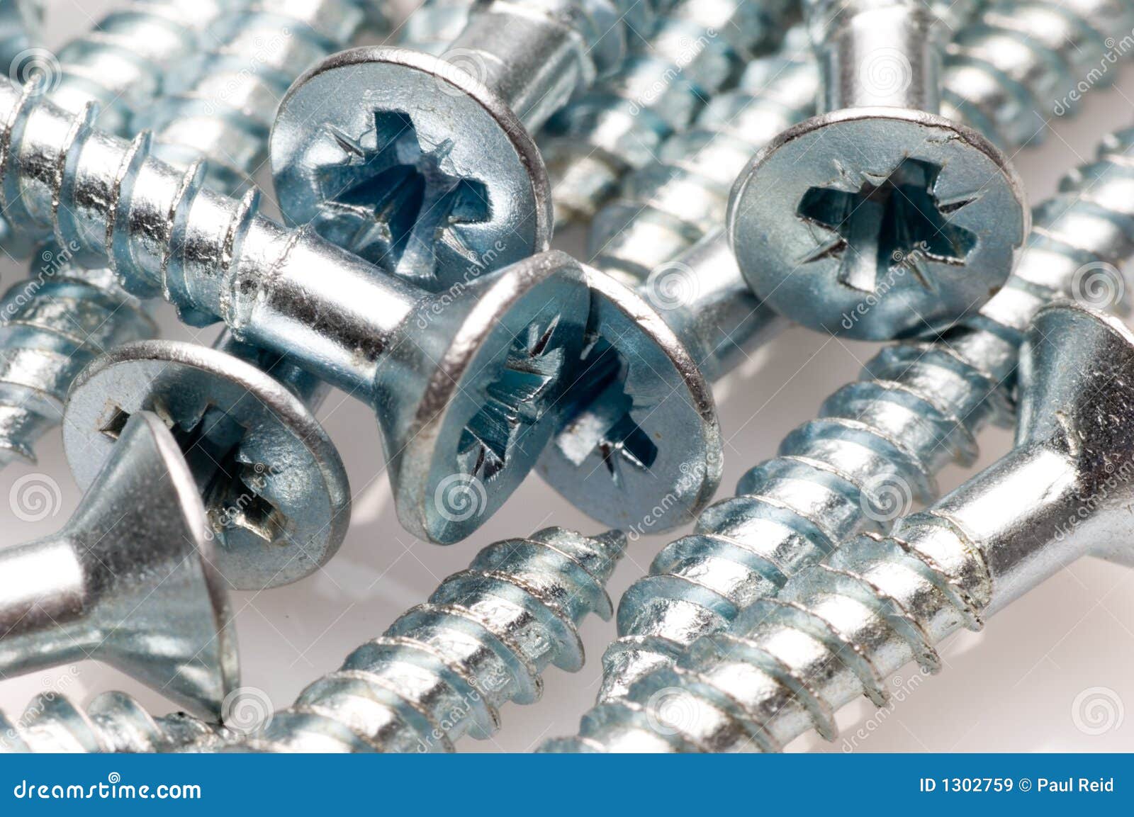 Screws stock image. Image of industry, metalic, tool, closeup - 1302759