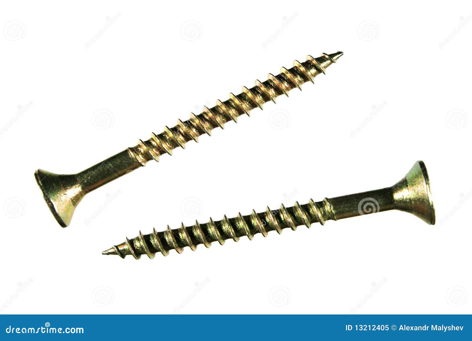 Screws. stock image. Image of close, fastening, accessory - 13212405
