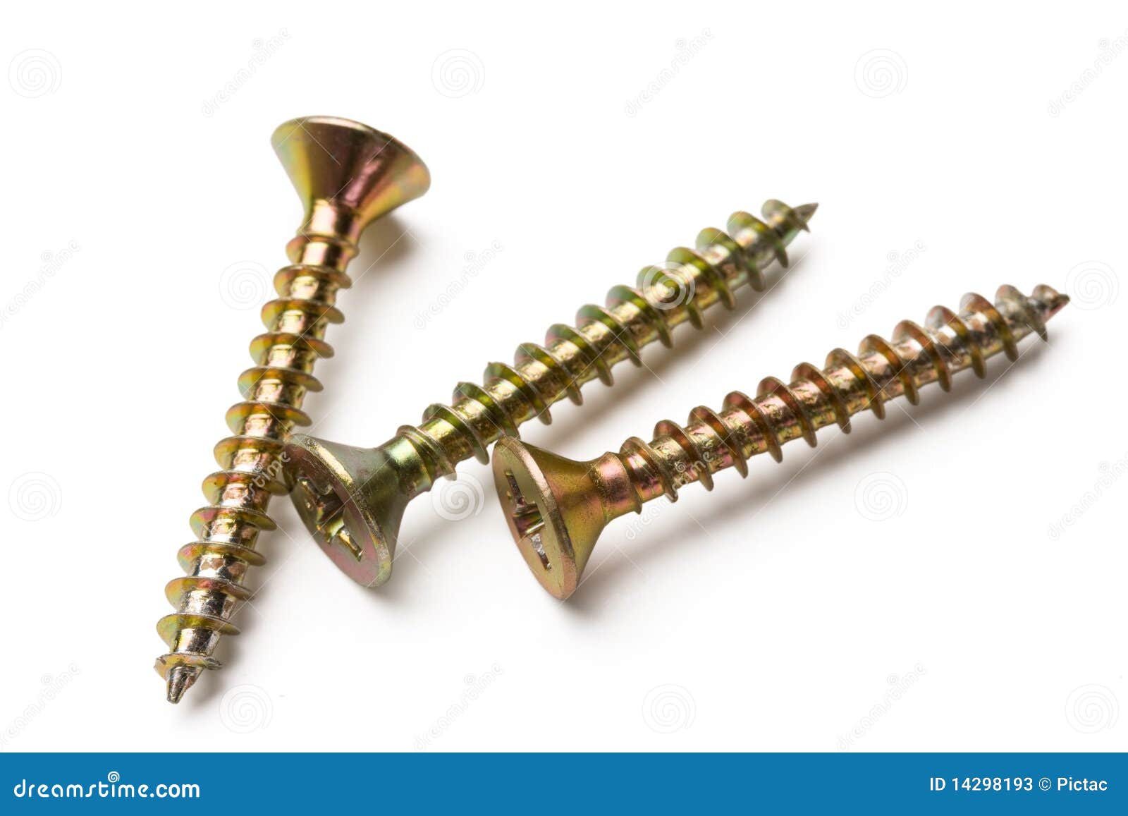 Screws stock image. Image of work, screwdriver, isolated - 14298193