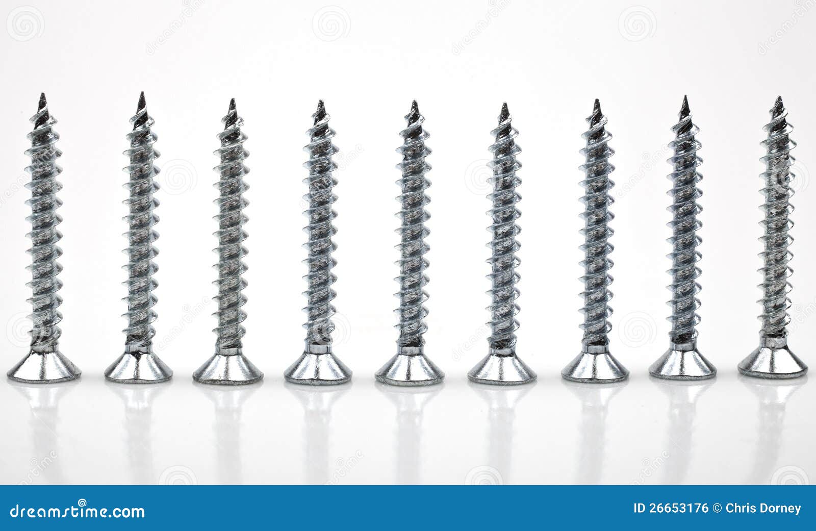 Screws stock photo. Image of hardware, stainless, industrial - 26653176