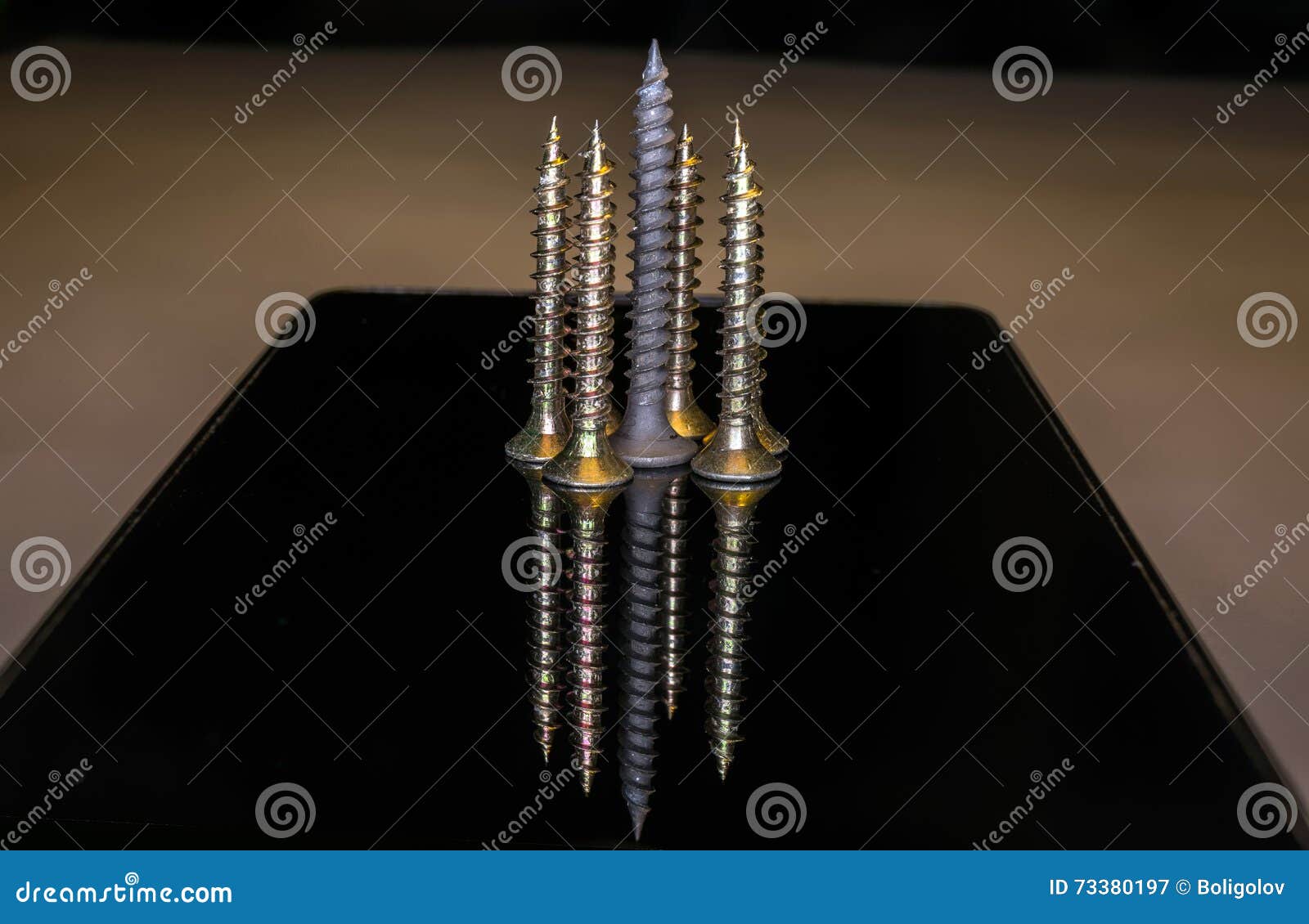 Screws on black cell phone stock image. Image of reflecting - 73380197
