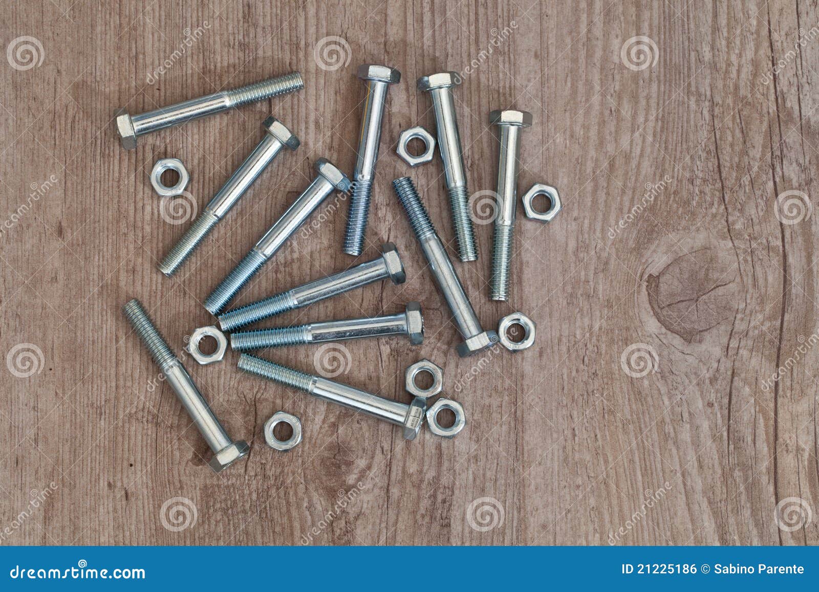 Screws and bolts stock photo. Image of isolated, object - 21225186