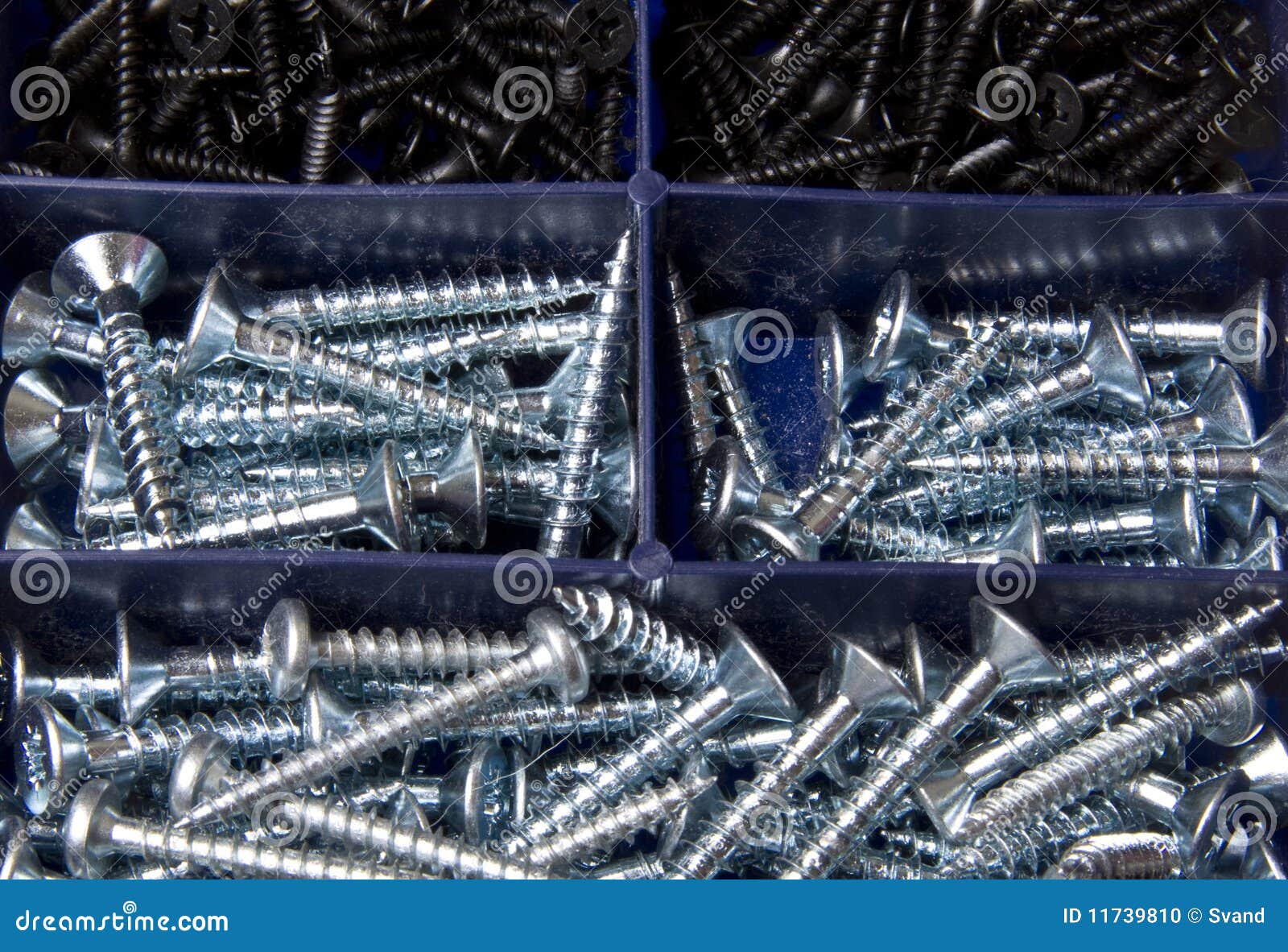Screws In Box Stock Photo | CartoonDealer.com #11739810