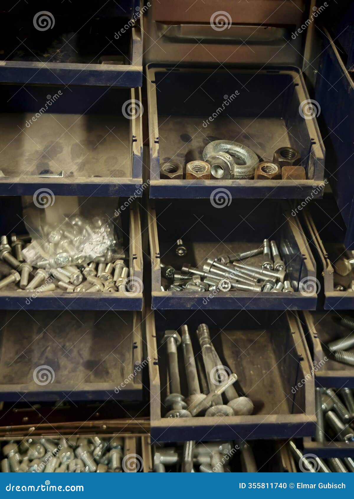 Screws for Fastening or Mounting Objects Stock Photo - Image of loss ...