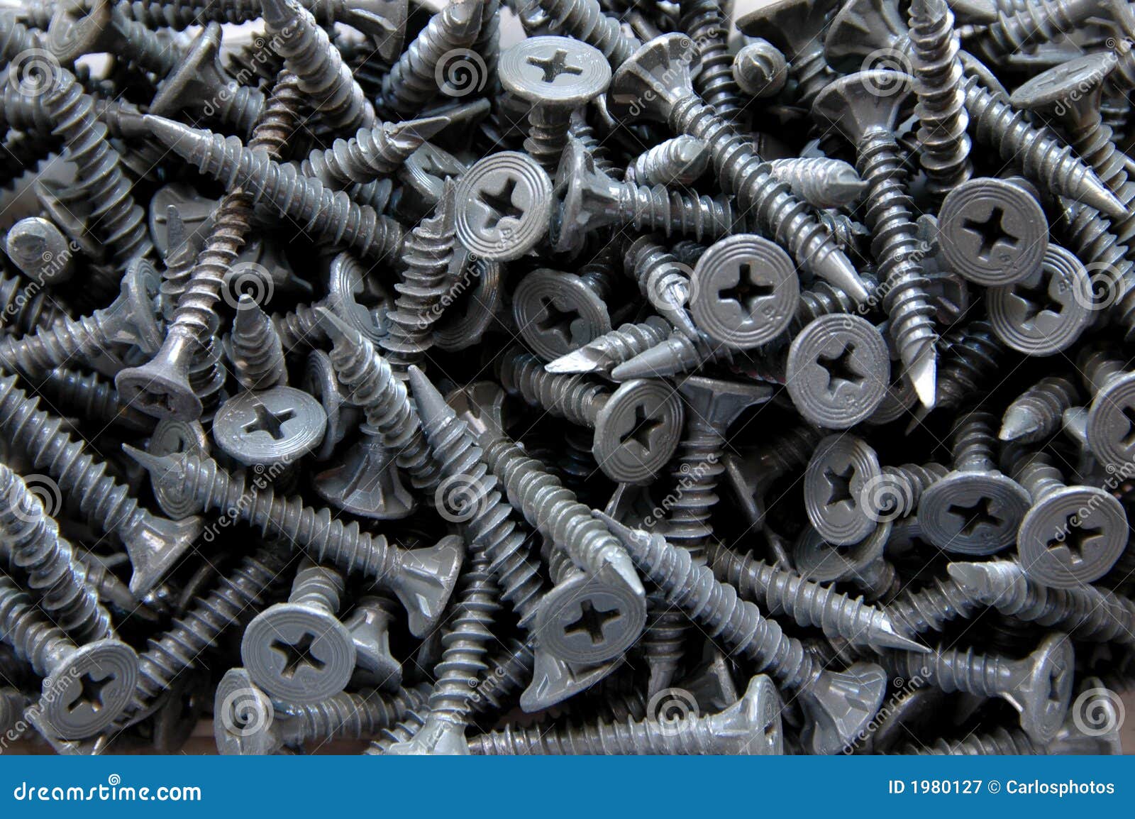 Screws Scattered Picture. Image: 1980127