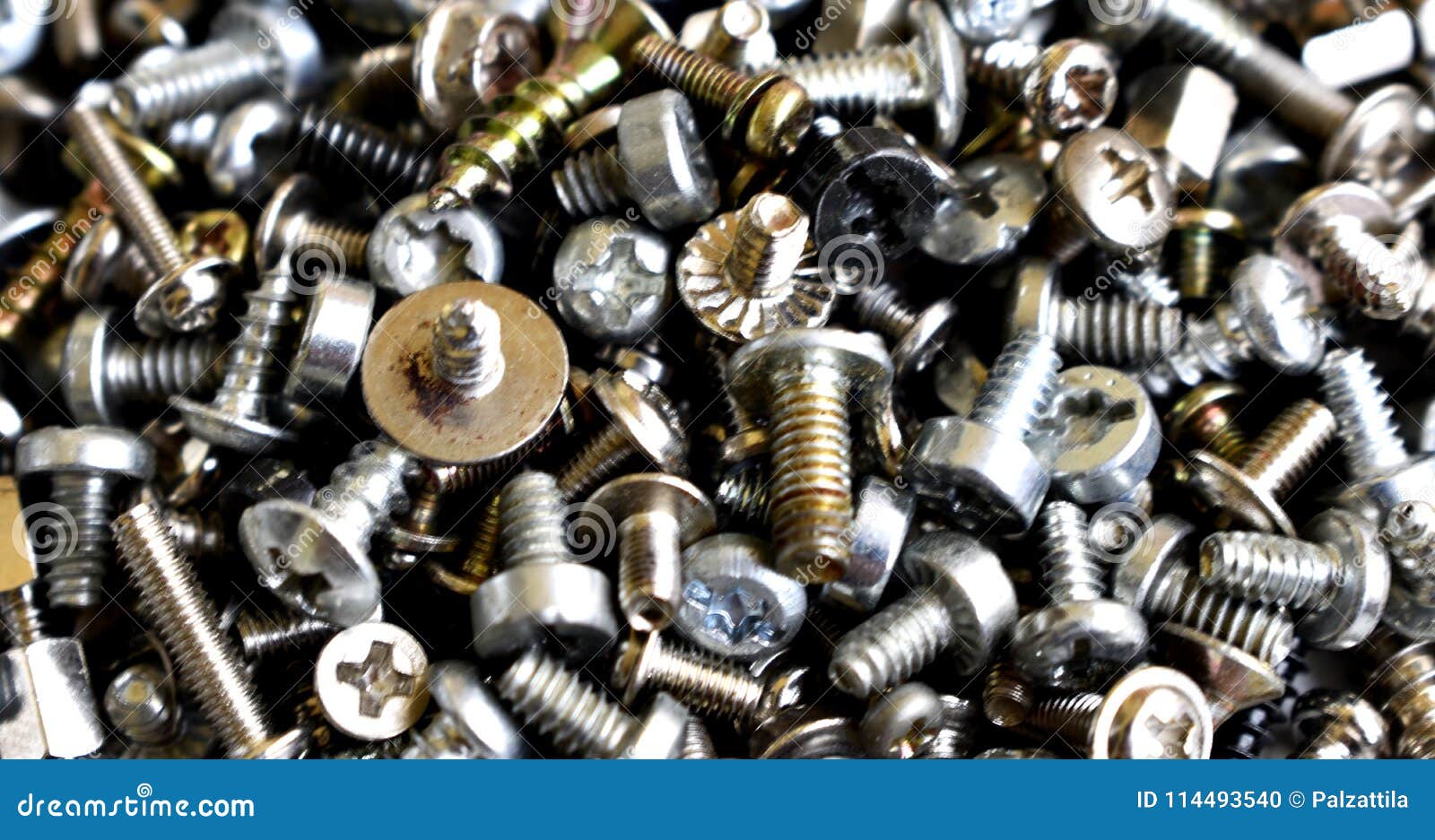 Screws Texture Wallpaper stock photo. Image of macro - 114493540