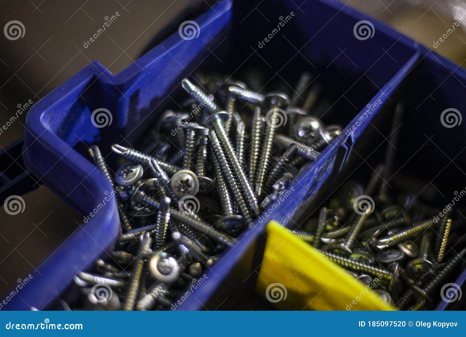 The Screws are in the Tool Box. Stock Photo - Image of tools, workshop ...