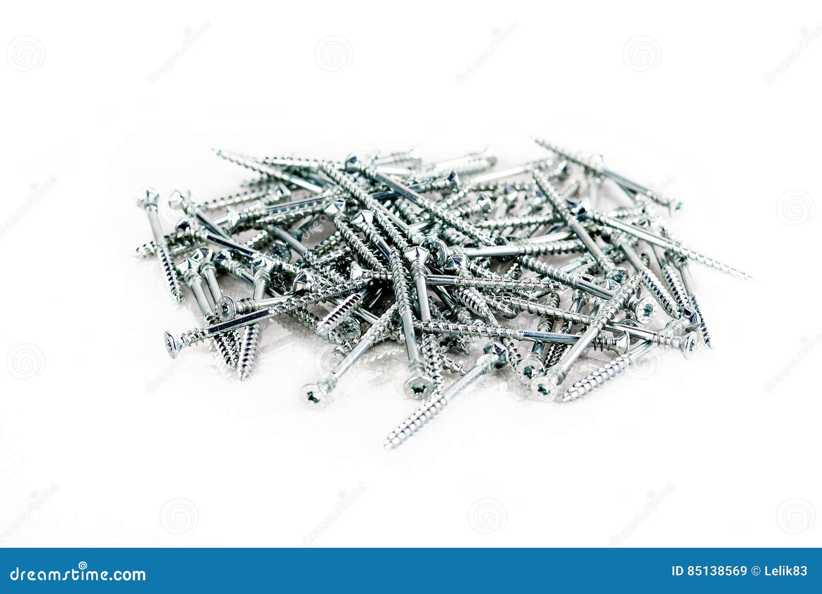Screws on white background stock image. Image of screws - 85138569