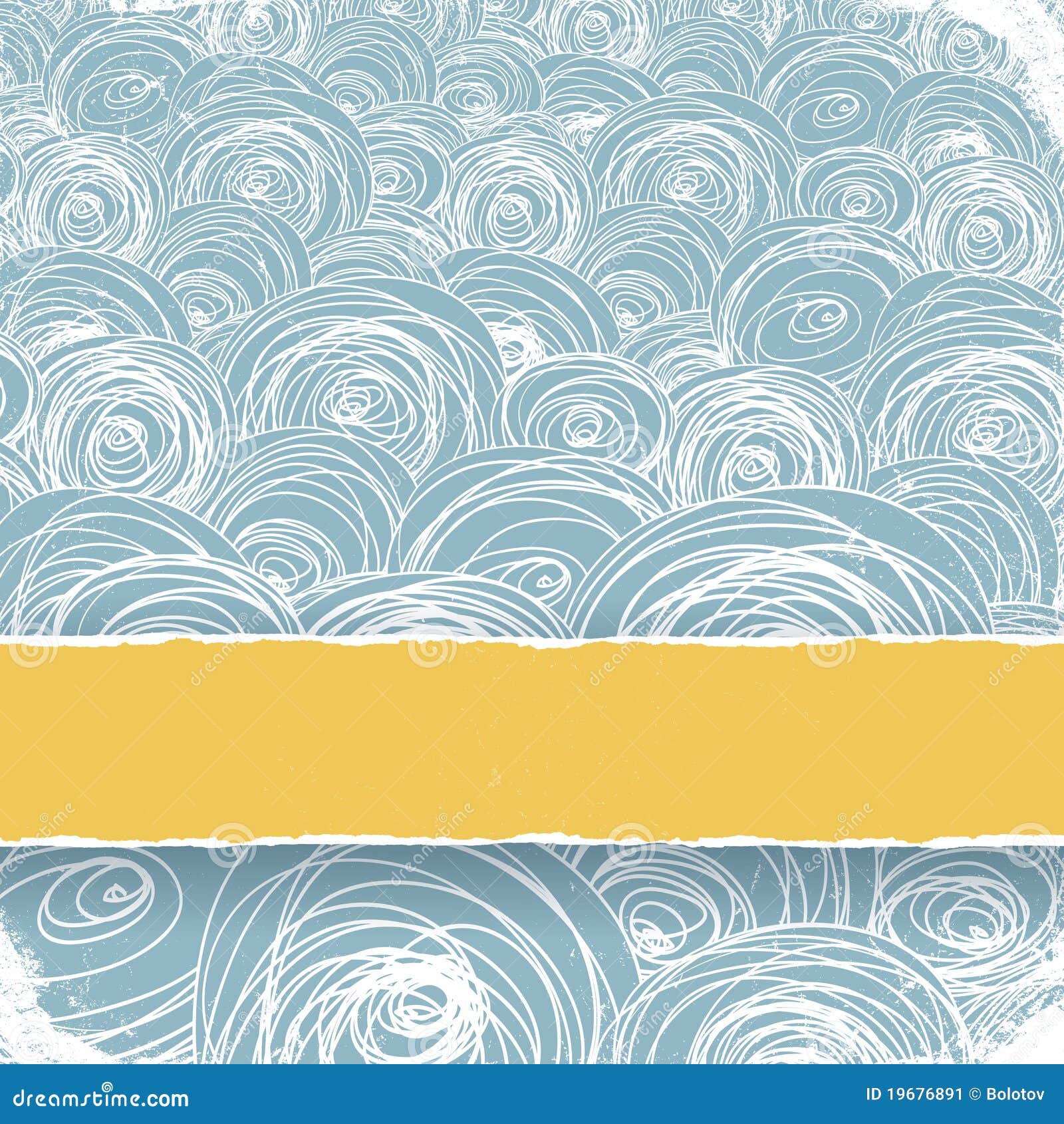 Scribble Background with Copy-space Stock Vector - Illustration of blue ...