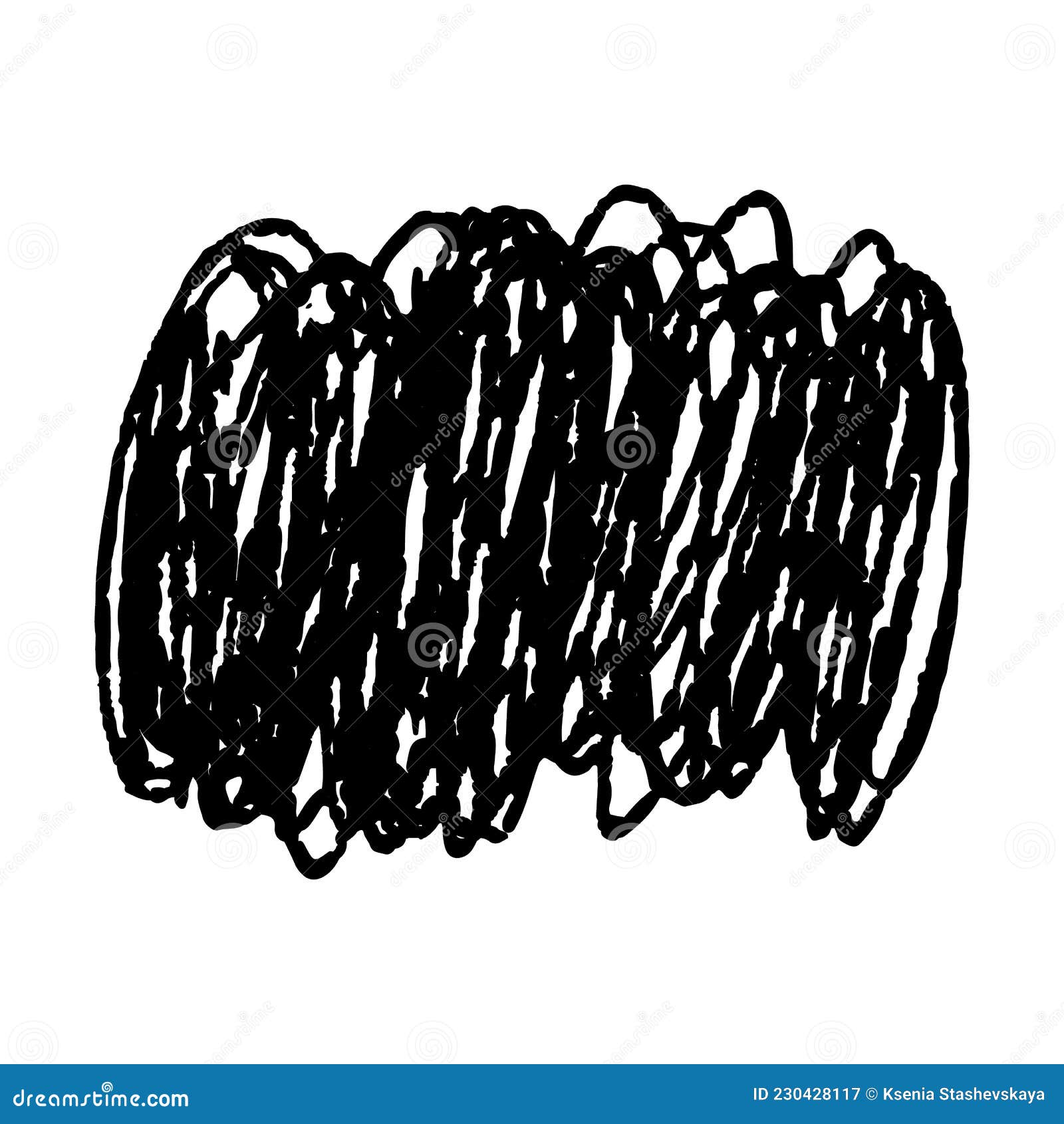 Scribble Black Background, Text Highlighter. Vector Illustration Stock ...