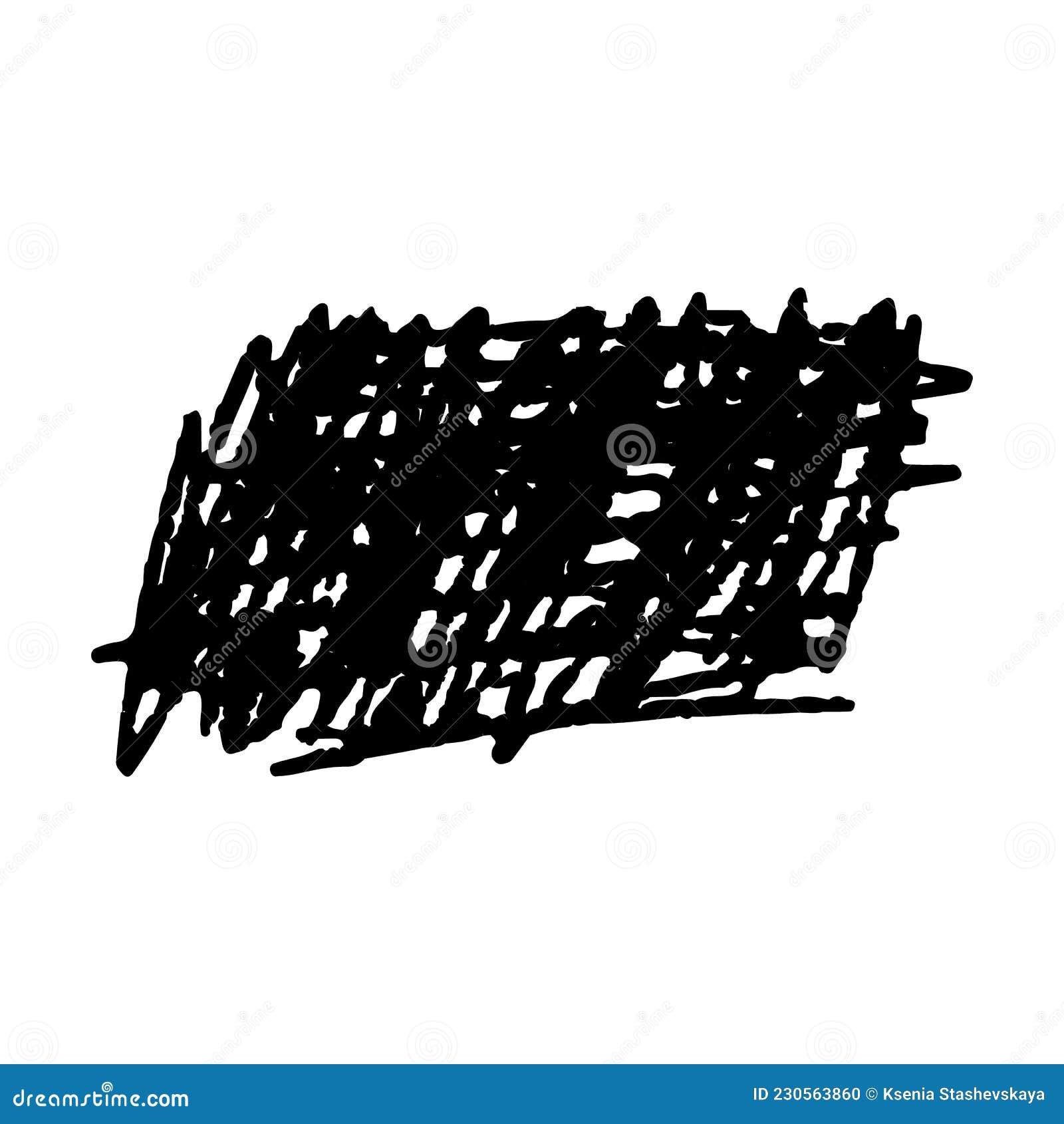 Scribble Black Background, Text Highlighter. Vector Illustration Stock ...