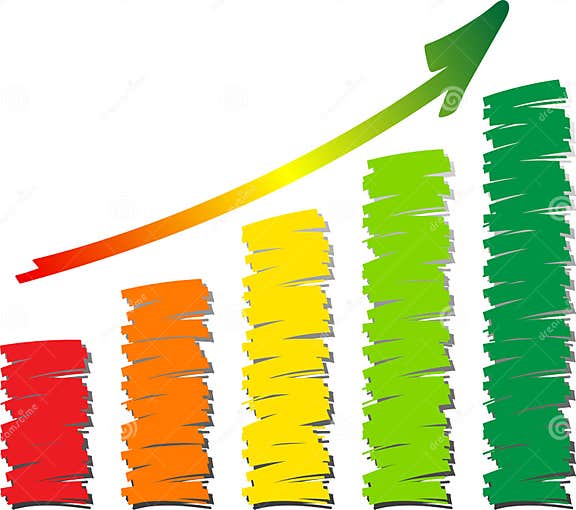 Scribble chart stock vector. Illustration of diagram - 16671783