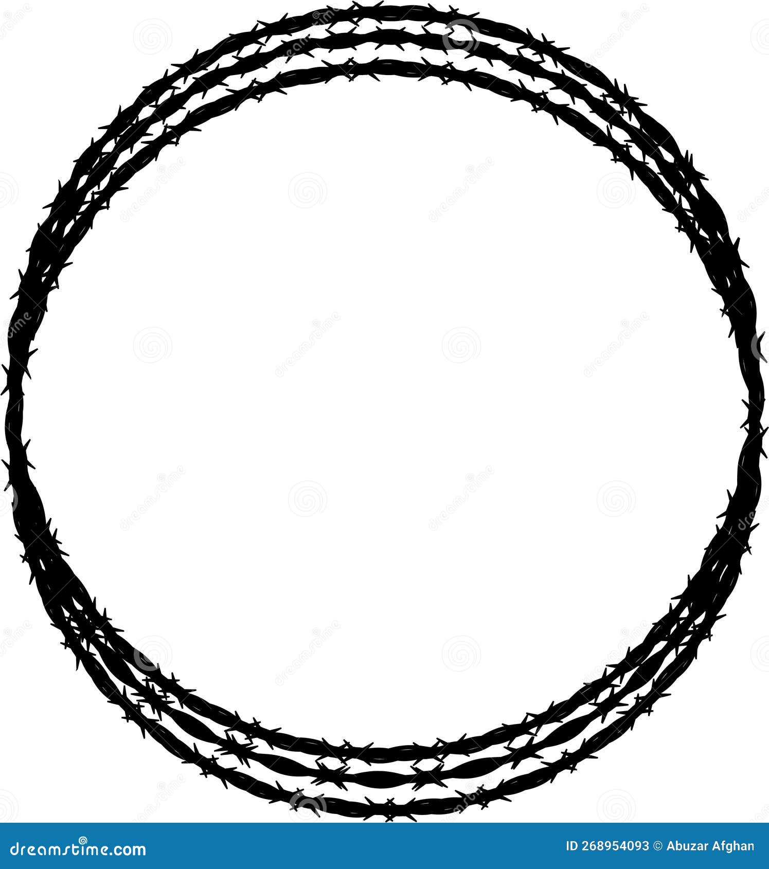 Scribble Circle Frame Jpg Image with Svg File Svg Vector Cut File for ...