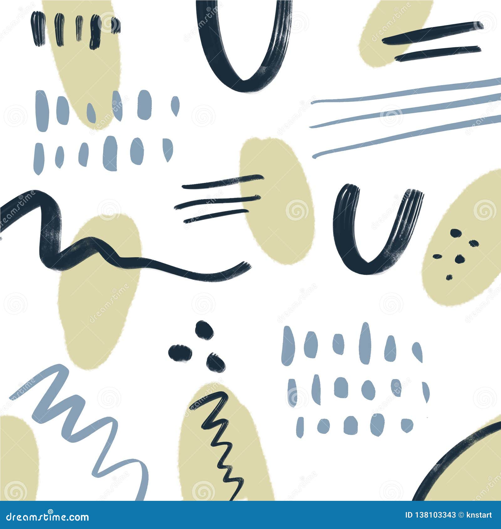 Scribble Creative Background. Universal Pattern Stock Illustration ...