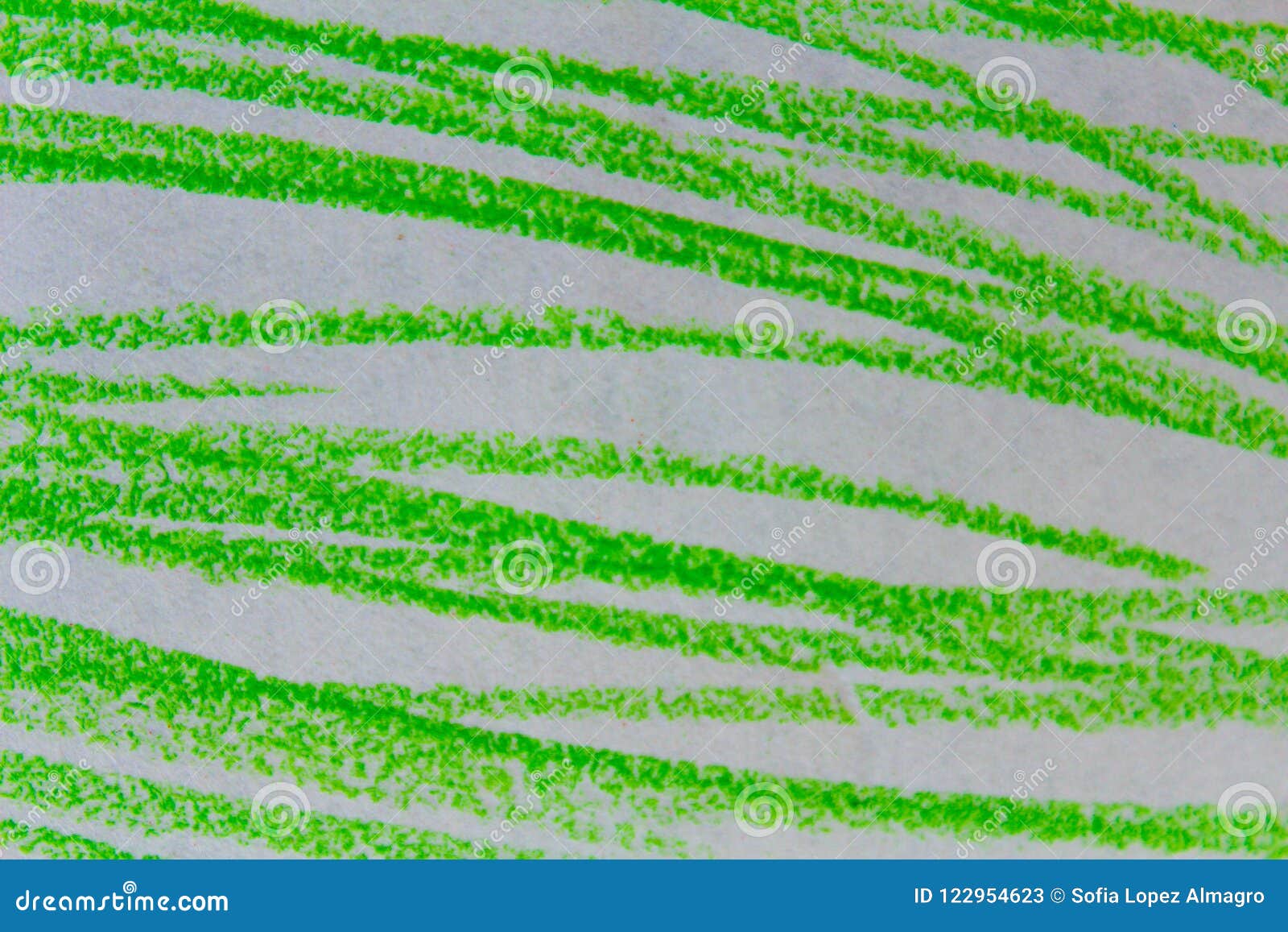 Children Drawing in Green stock image. Image of pencil - 122954623