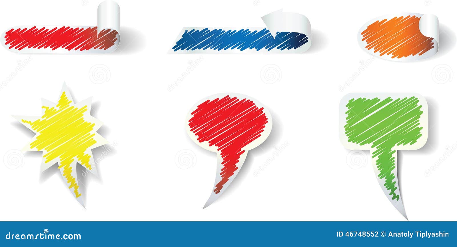 Scribble figure stickers stock vector. Illustration of badges - 46748552