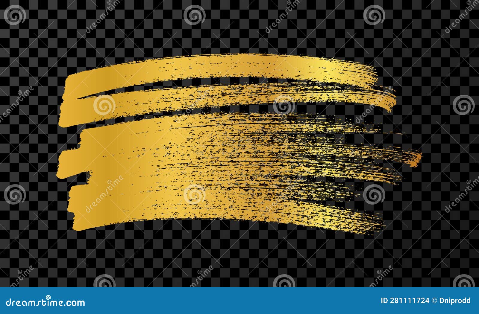 Scribble with a Gold Glitter Marker Stock Vector - Illustration of ...